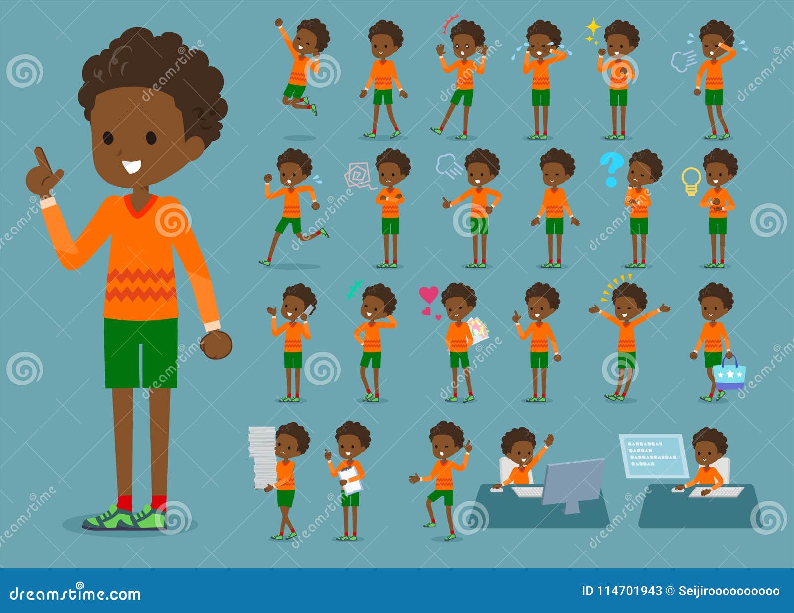 Perm Hair Icon Color Illustration | CartoonDealer.com #338892036