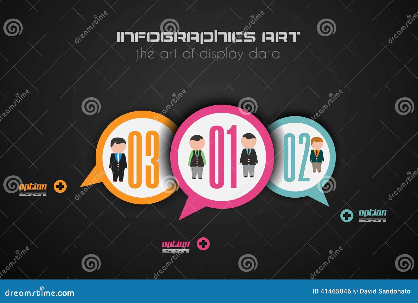 Flat UI Design Concepts For Unique Infographics Vector Illustration ...