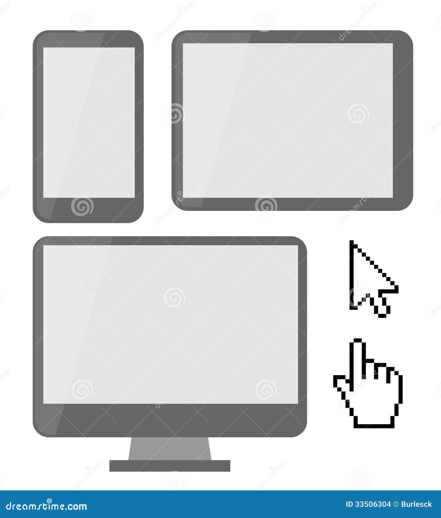 Flat UI frames or stencils stock vector. Illustration of border - 33506304