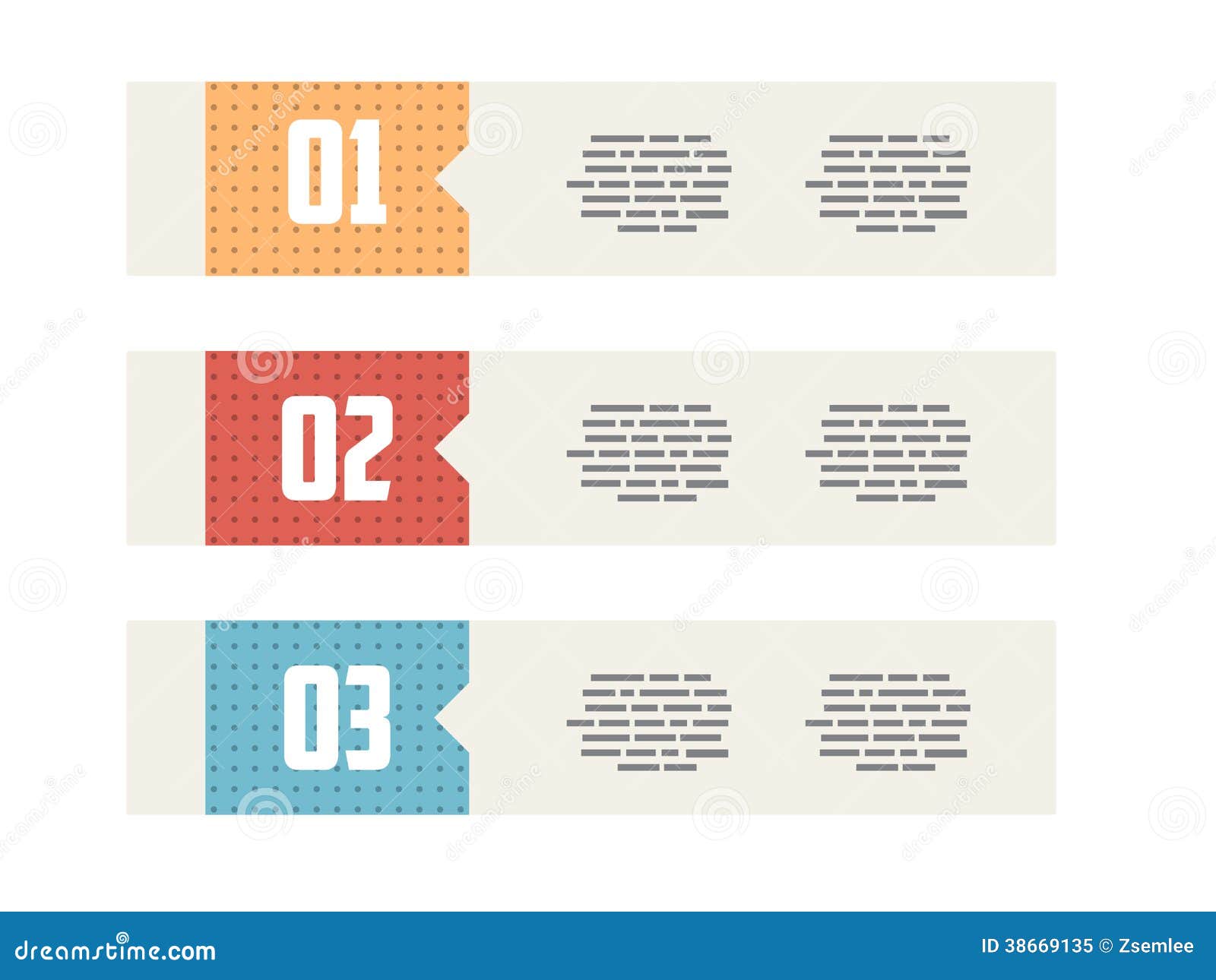 Flat UI Modern Style Minimalistic Banners Stock Illustration ...