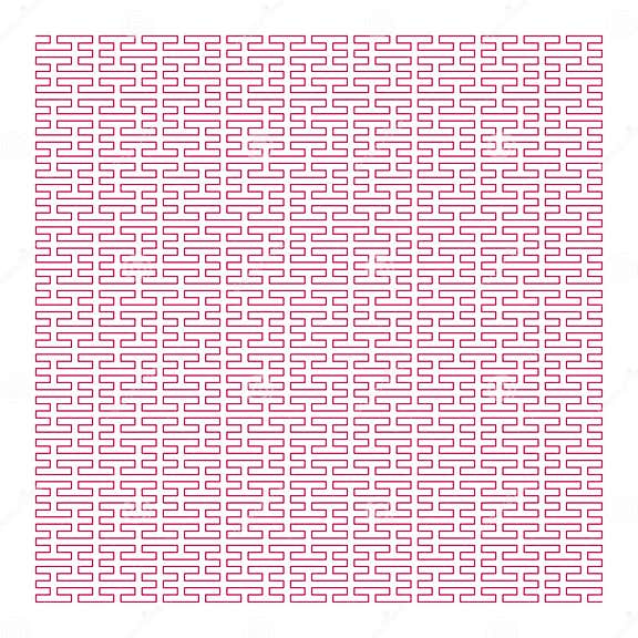 Flat Vector Computer Generated Hilbert Curve L-system Fractal ...