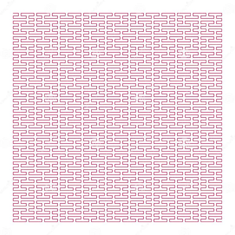 Flat Vector Computer Generated Hilbert Curve L-system Fractal ...