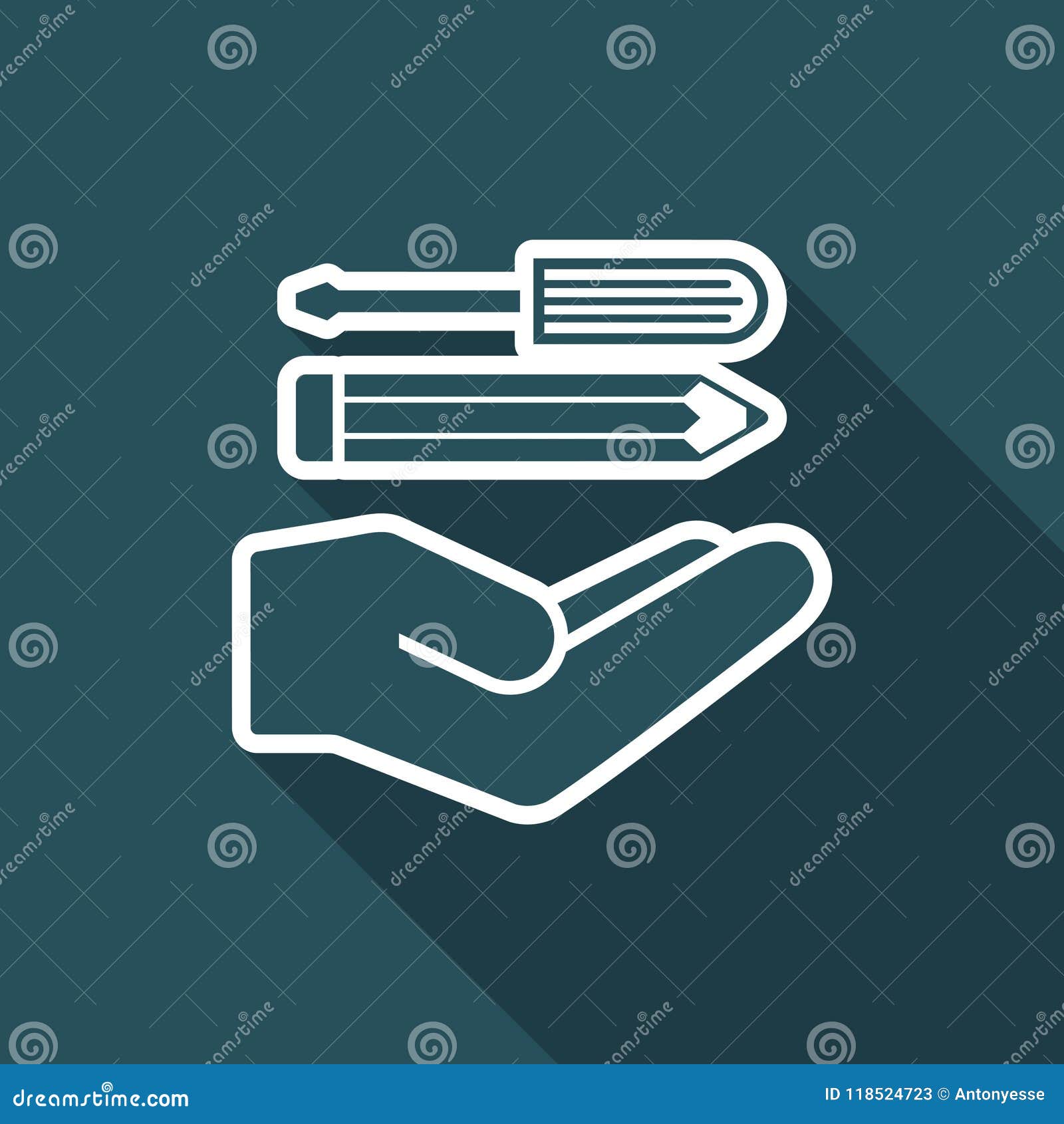 Custom Assistance Services Icon Stock Vector - Illustration of ...