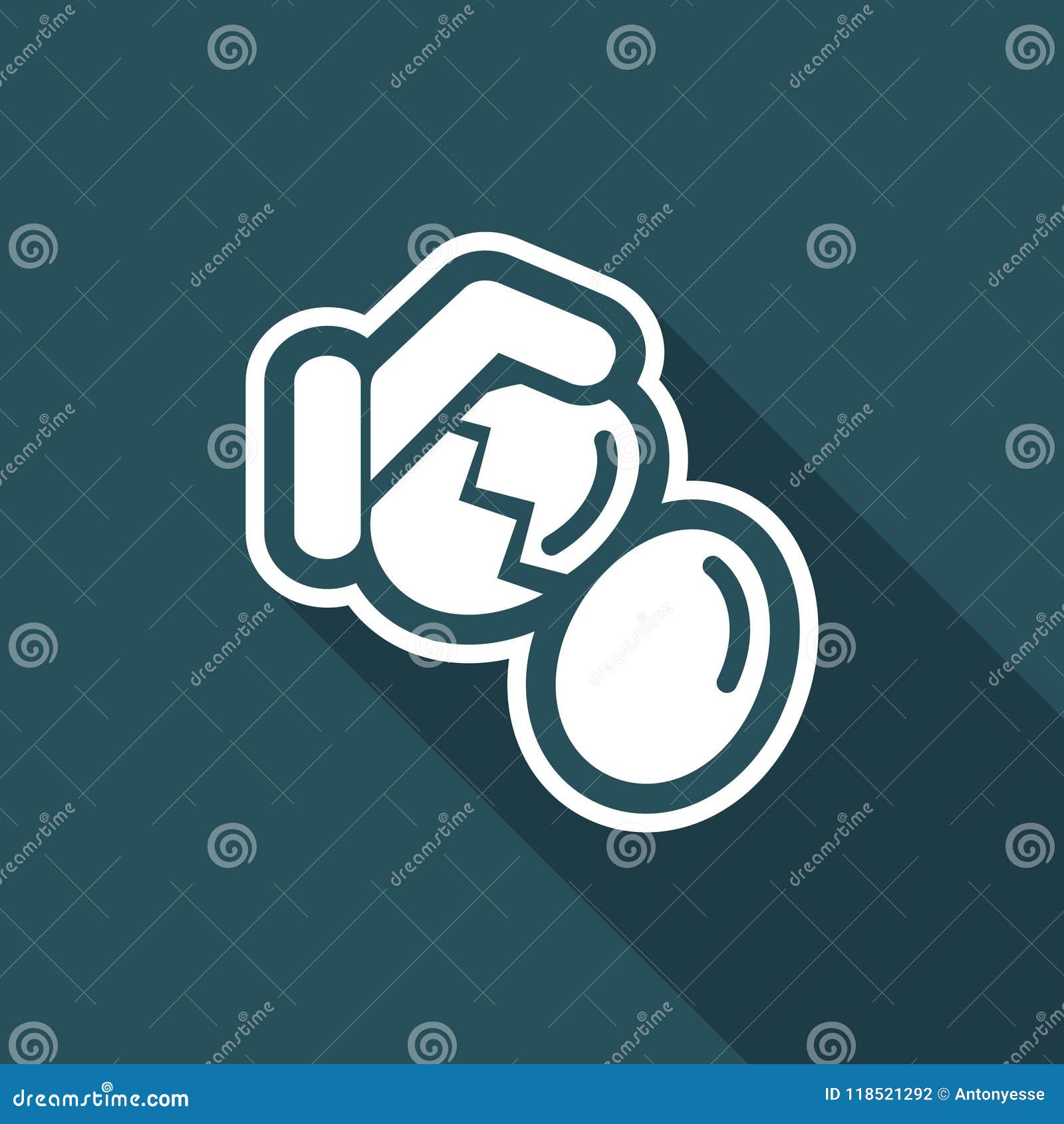 Eggs break stock vector. Illustration of fragility, break - 118521292