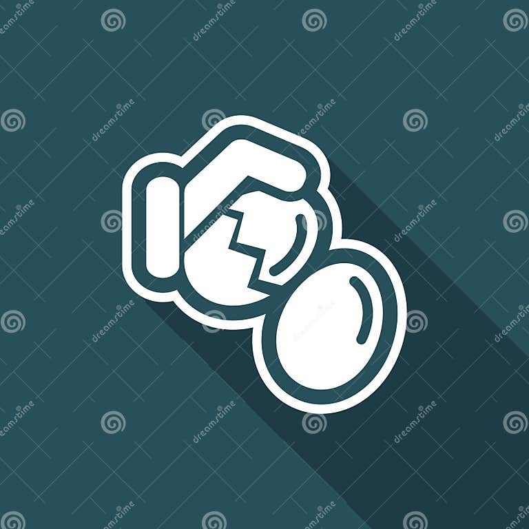 Eggs break stock vector. Illustration of fragility, break - 118521292