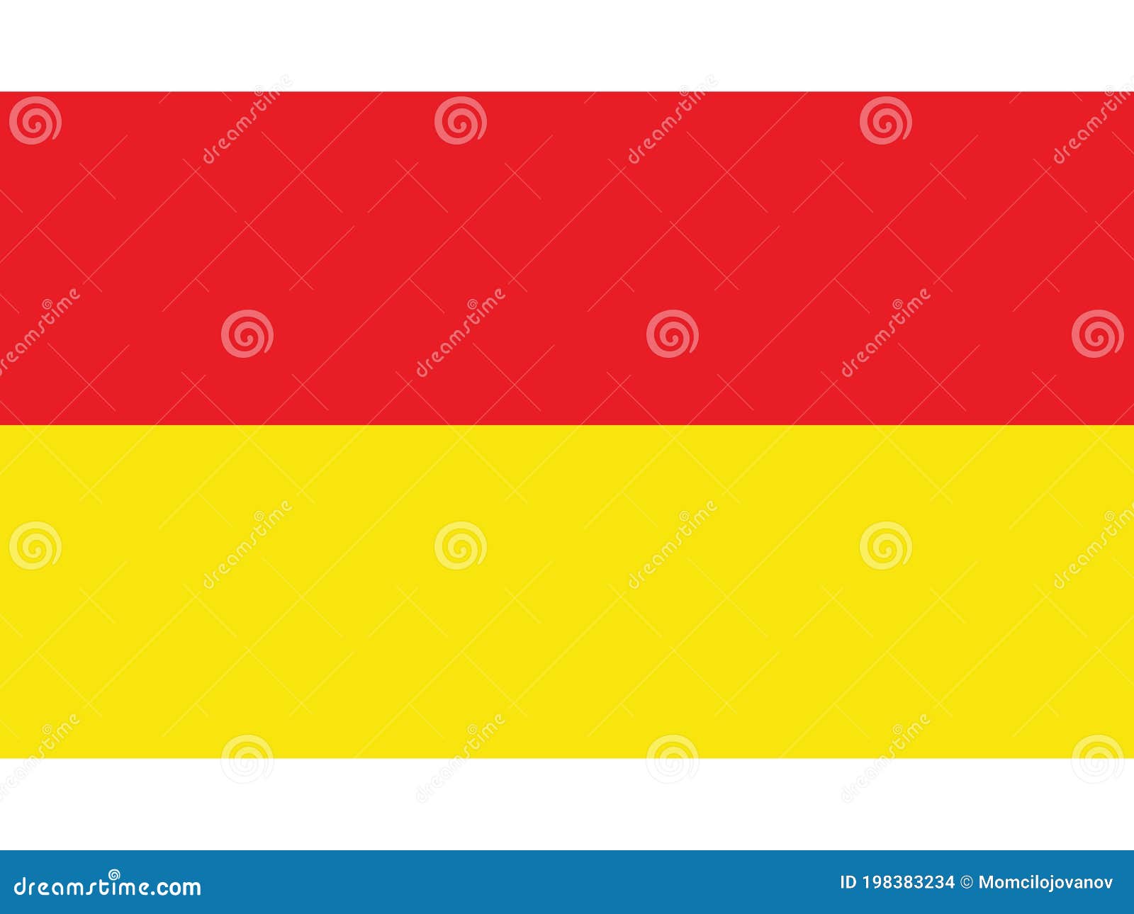 Flag of Azuay Province stock vector. Illustration of boltaire - 198383234