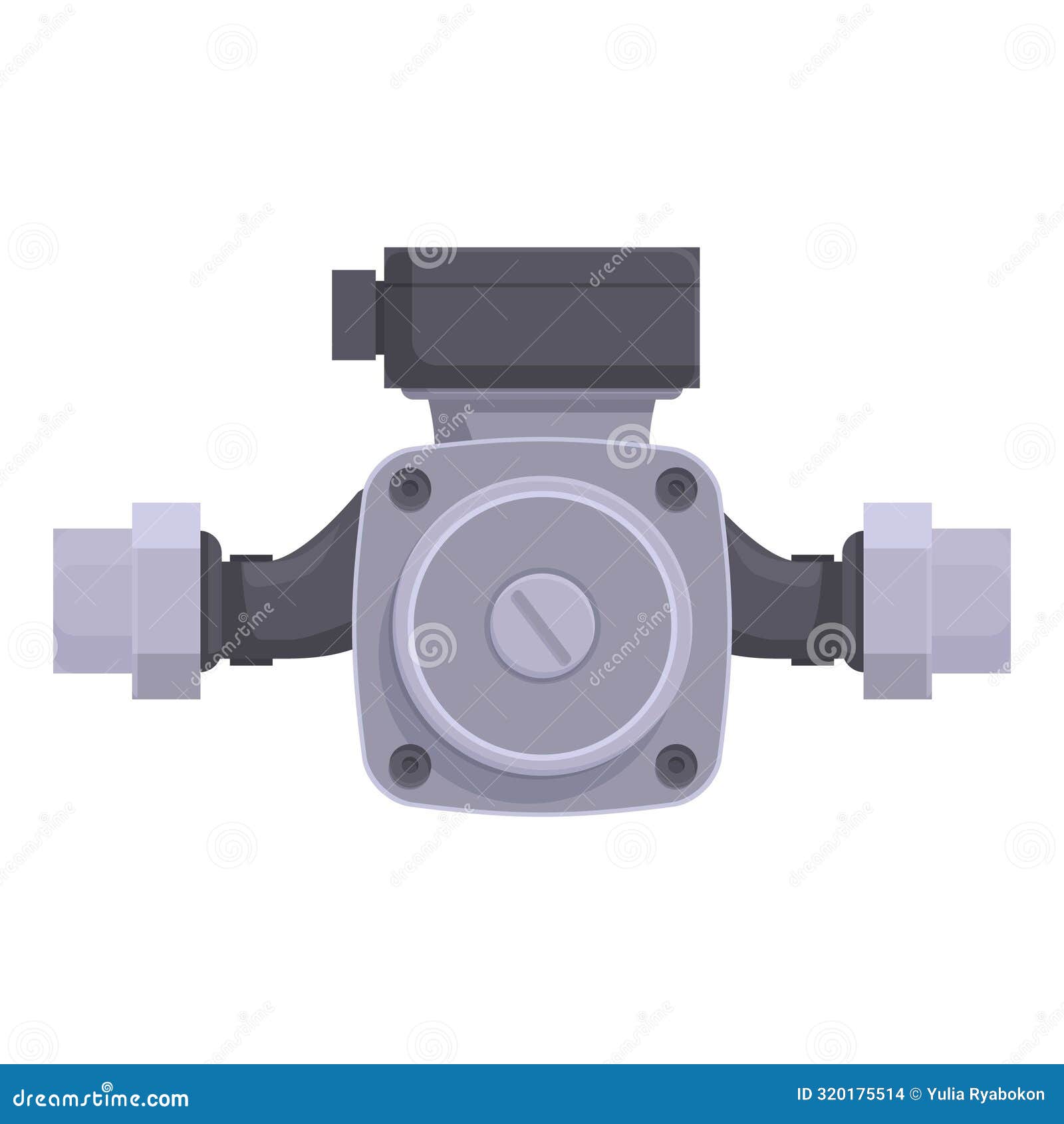 Industrial Flange Technical Symbol Icon Vector Illustration ...