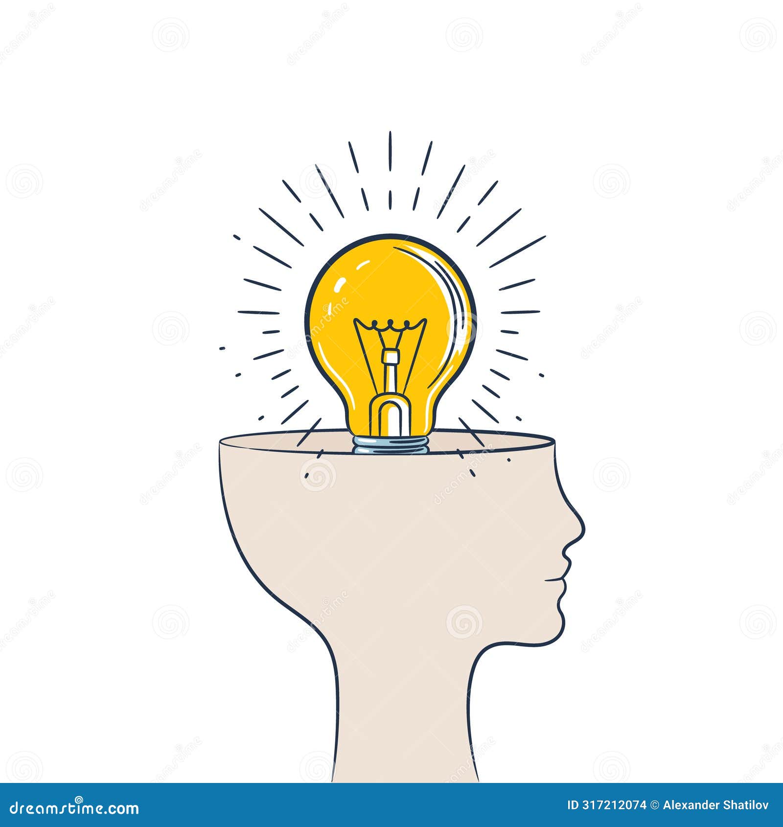 Depicting A Bright Light Shines On The Black Background, With Lens ...