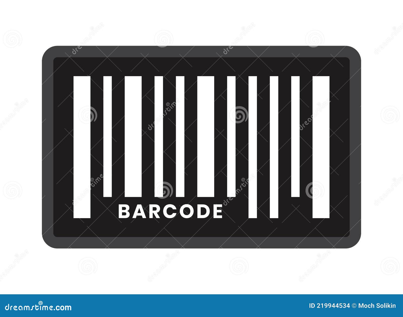 Flat Vector Icon a Business Inventory Barcode or Bar Code for Apps and ...