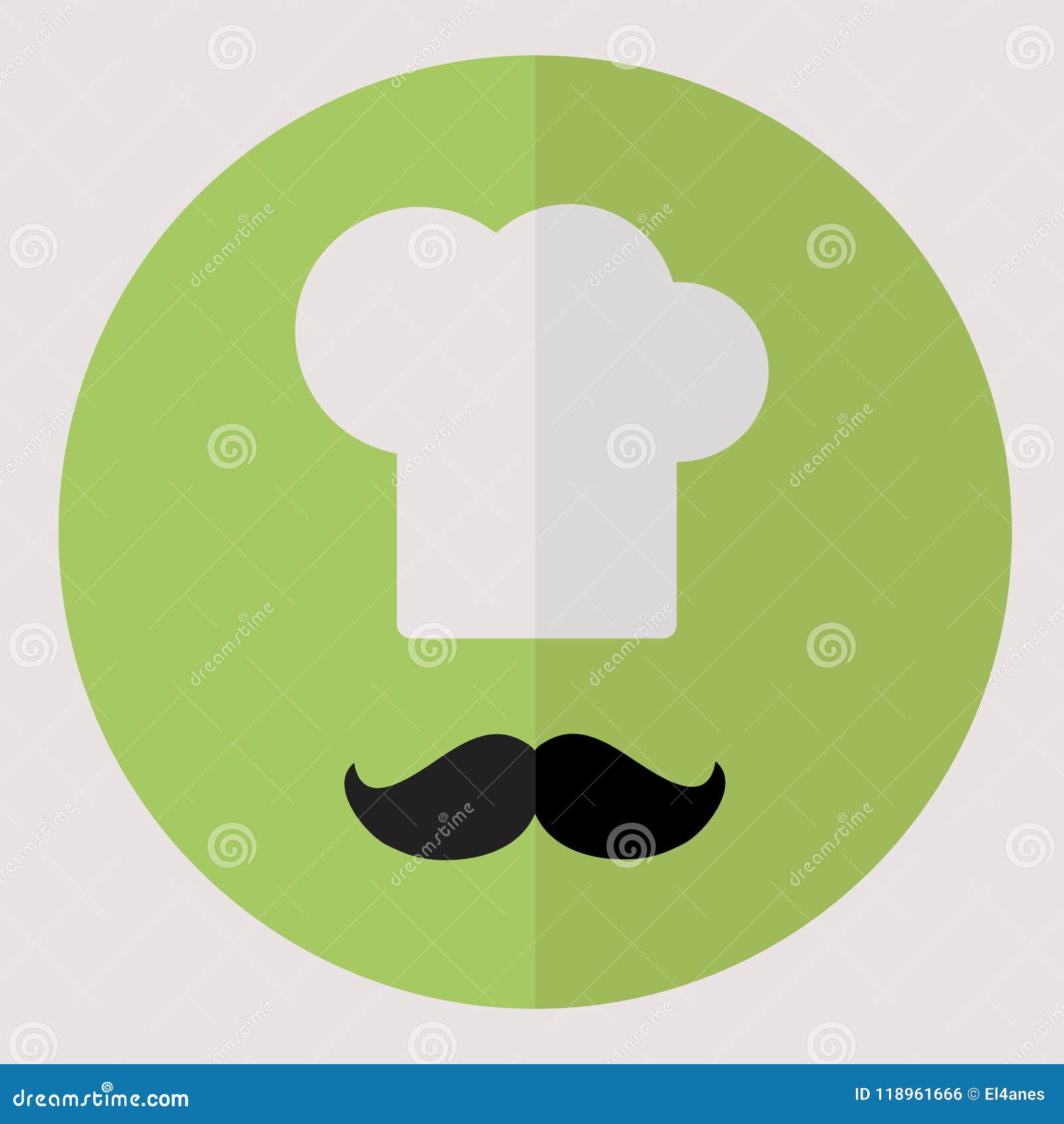Flat icon. Chef stock vector. Illustration of icon, italian - 118961666