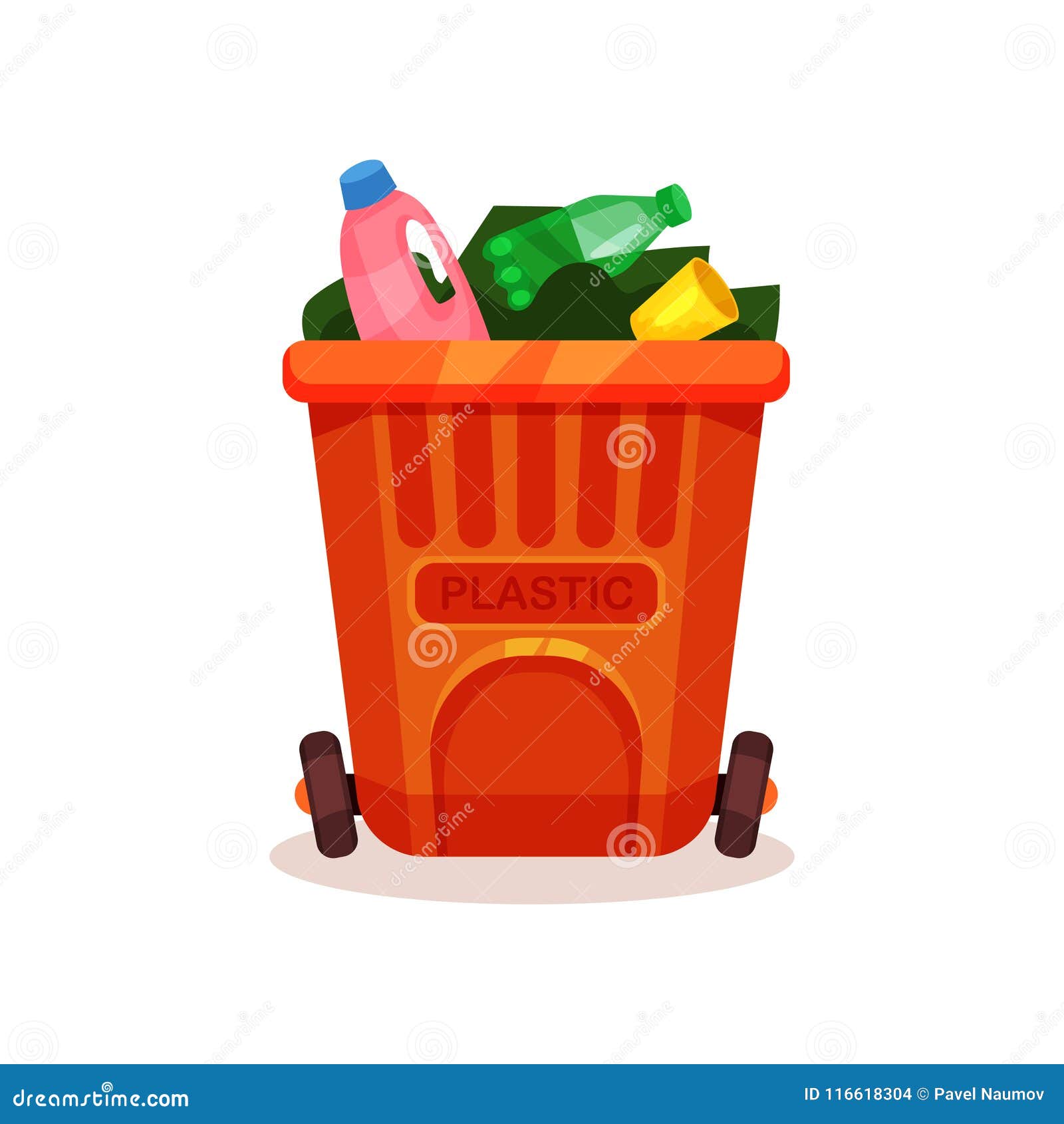 Container Trash Bin Garbage Game Pixel Art Vector Illustration ...