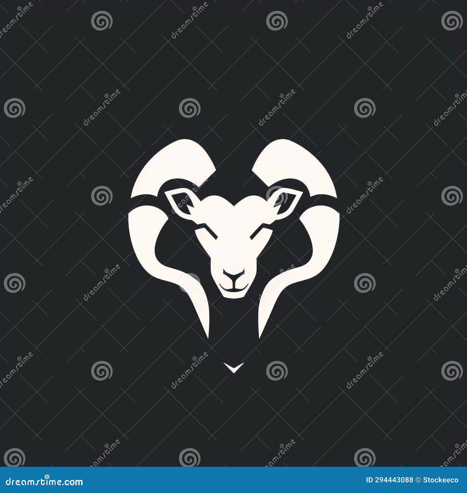 Aggressive Sheep Logo - Modern, Stylized, Vector Design Stock ...