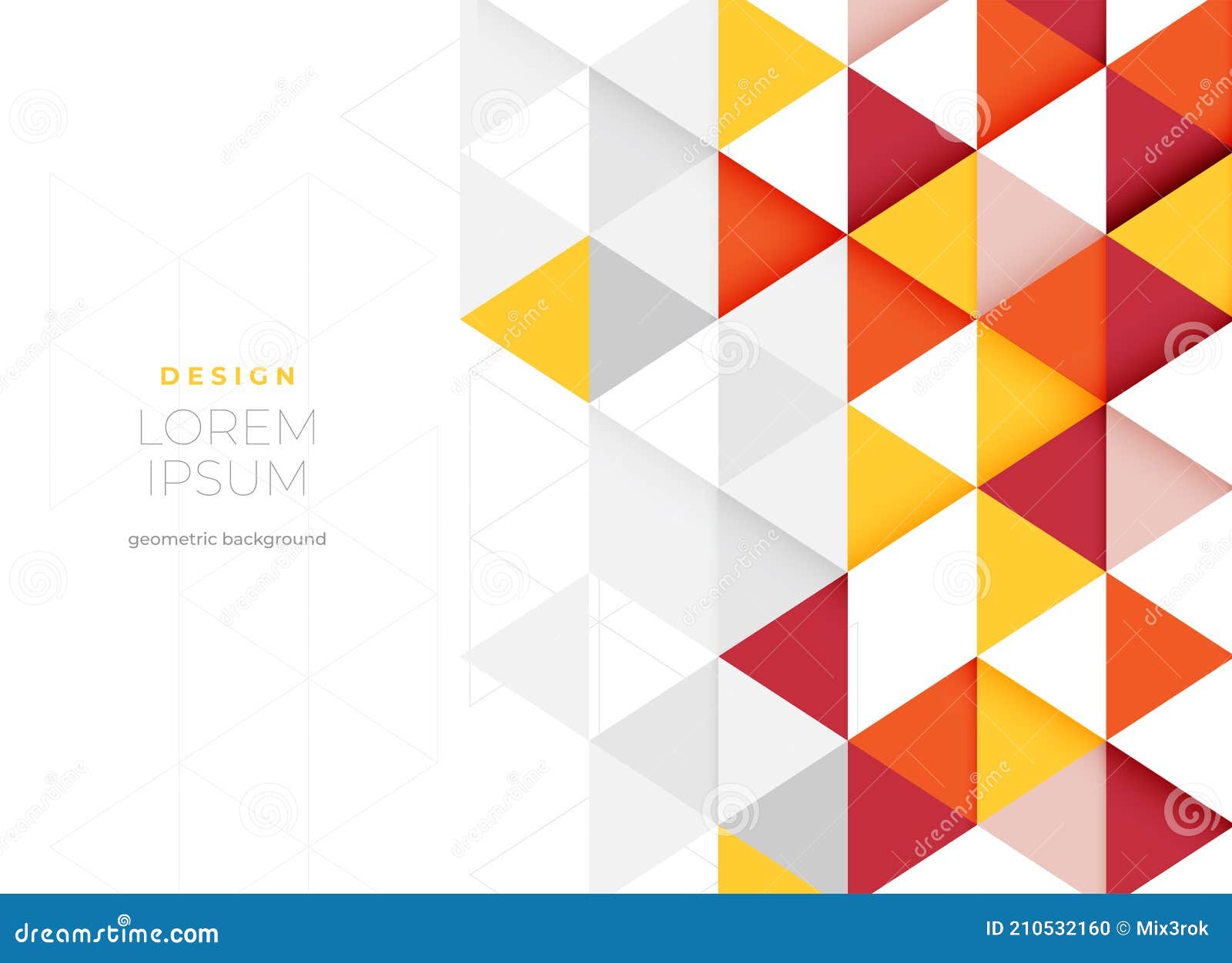 Flat Vector. Minimal Geometric Background. Dynamic Shapes Composition ...