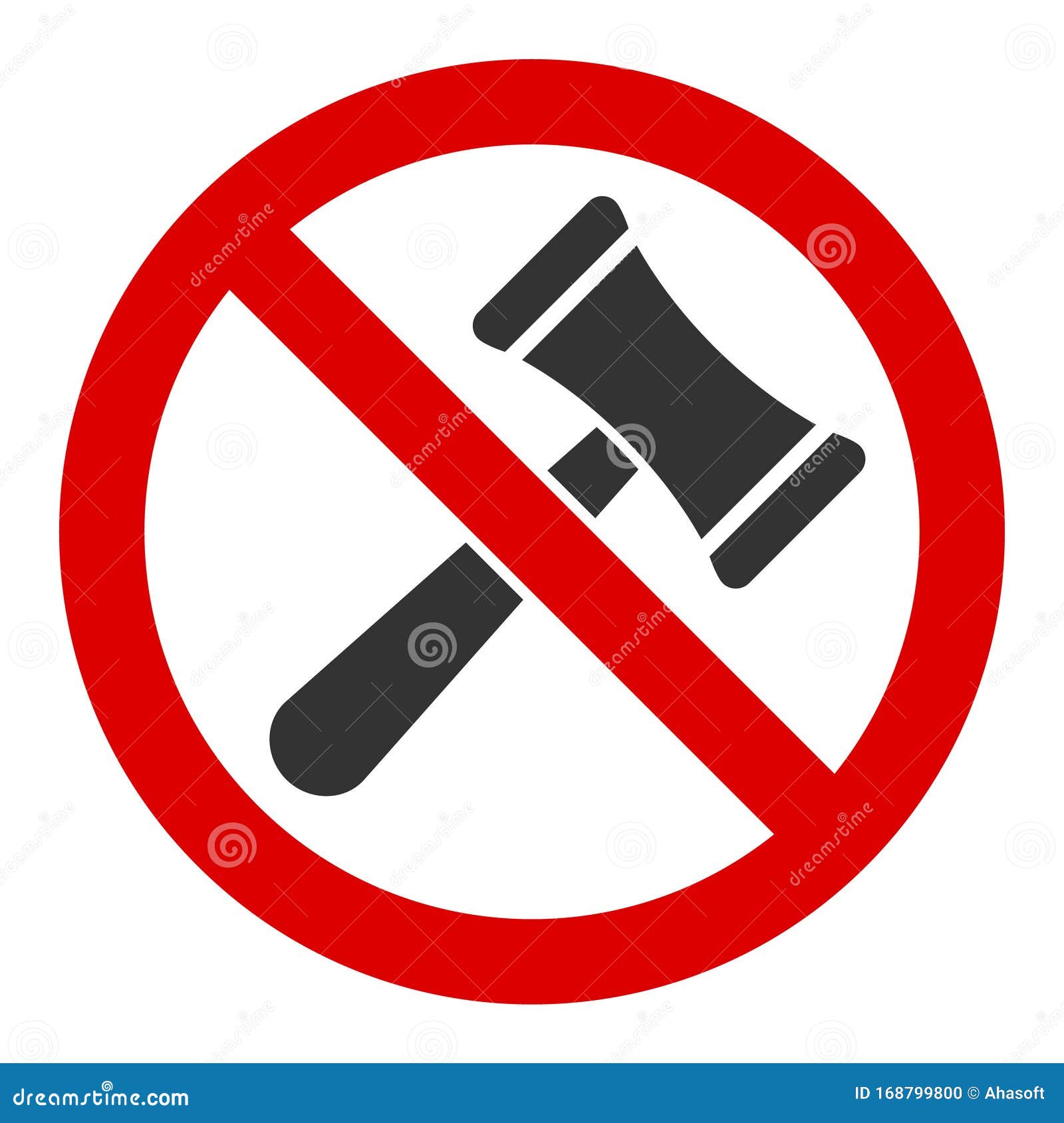 Flat Vector No Bids Icon stock illustration. Illustration of forbidden ...