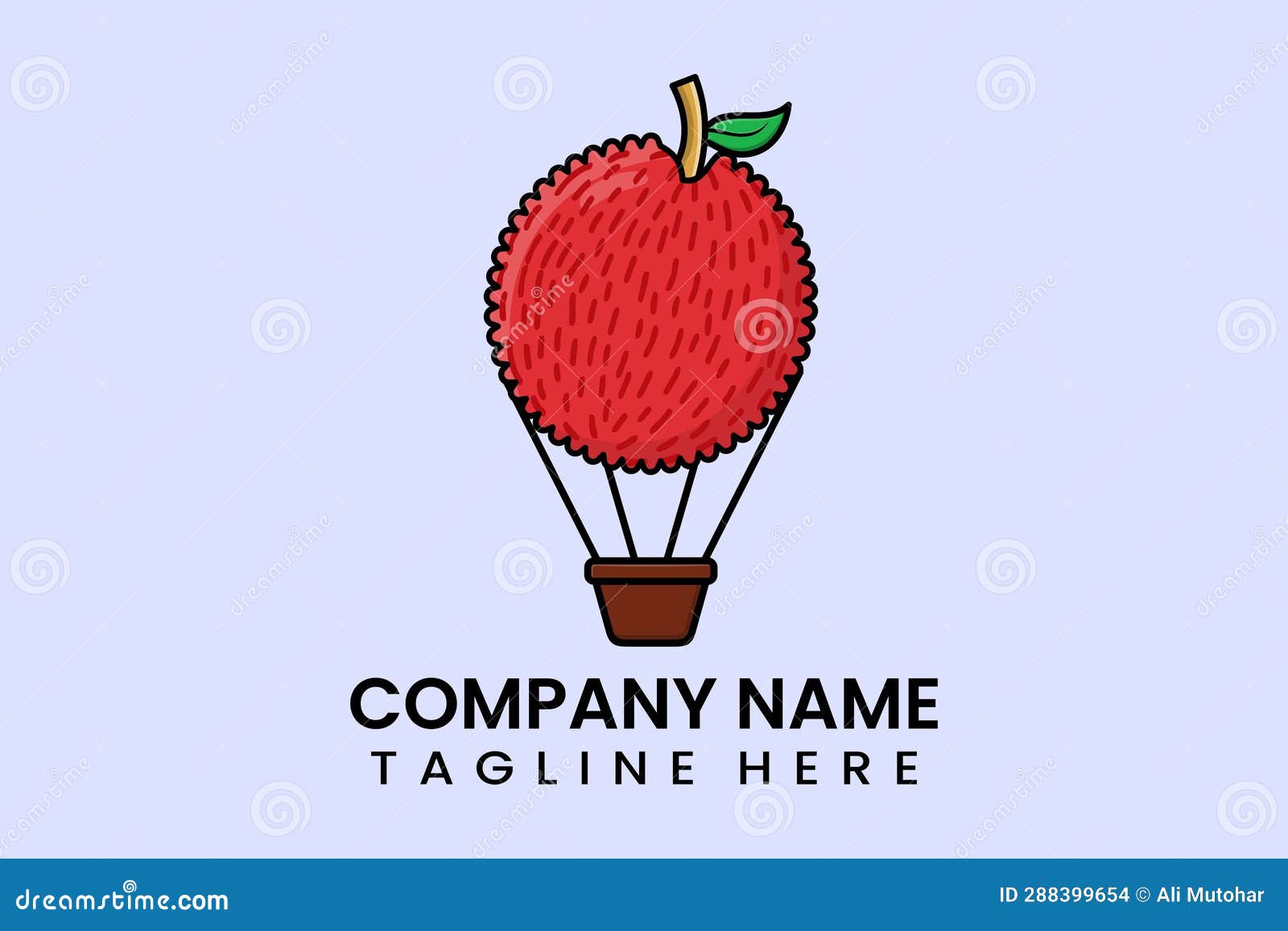 Lychee Logo. Isolated Lychee On White Background Vector Illustration ...