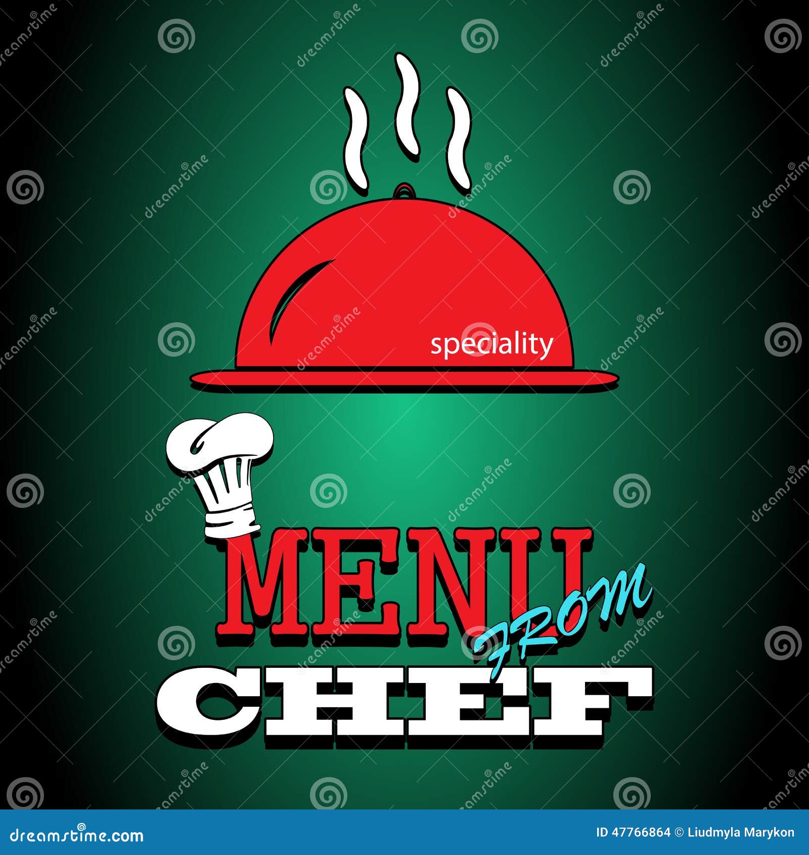Flat Vector Poster. Restaurant Menu Design Stock Vector - Illustration ...