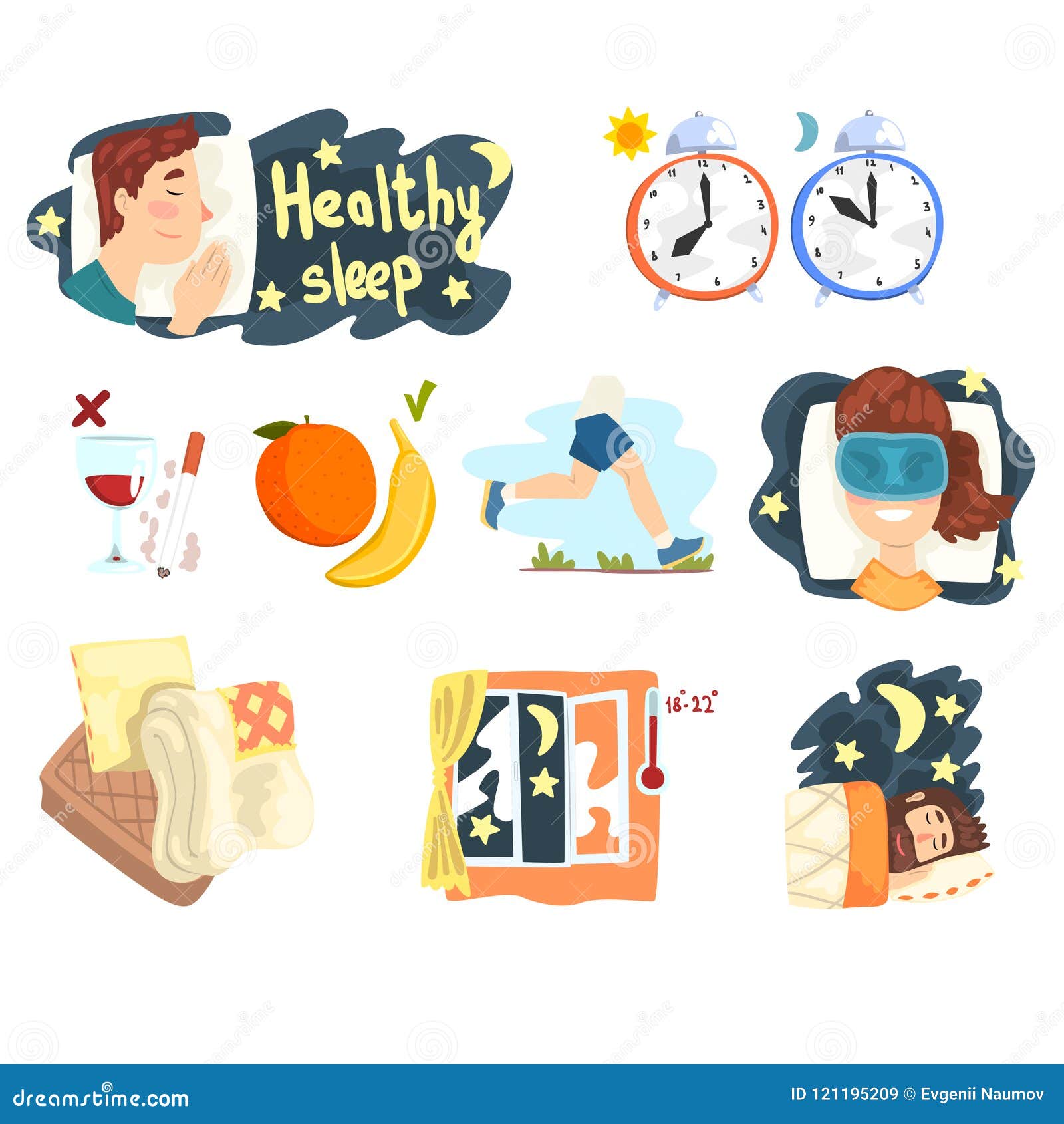 Flat Vector Set of Cartoon Infographic Elements with Tips and Tricks ...