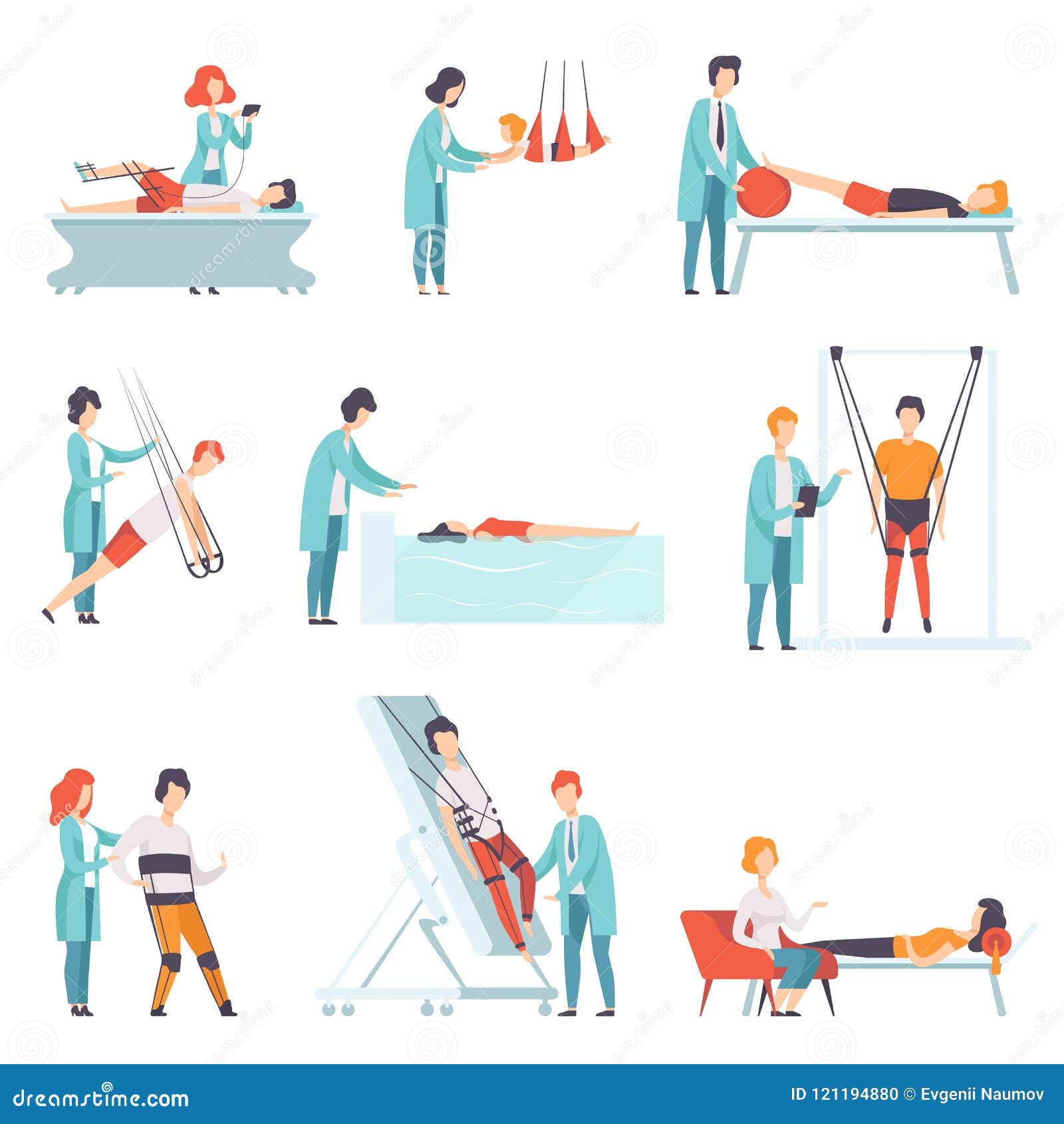 Exercises Physiotherapy Procedures Landing Page Template