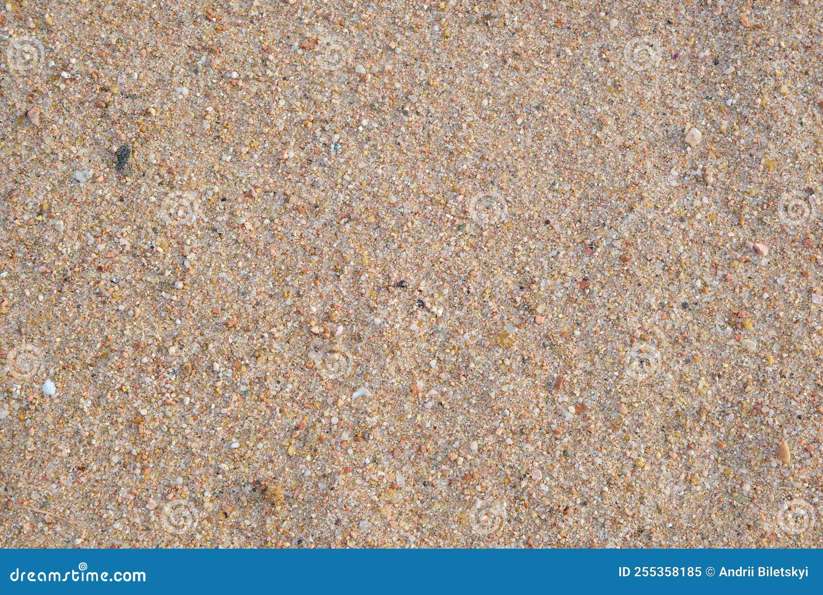 Flat View of Clean Yellow Sand Surface Covering Seaside Beach. Sandy ...
