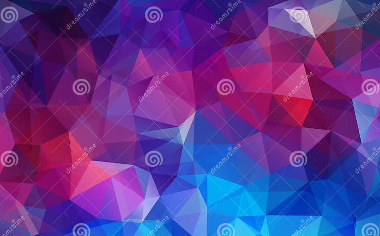 Flat Violet Color Geometric Triangle Wallpaper Stock Vector ...