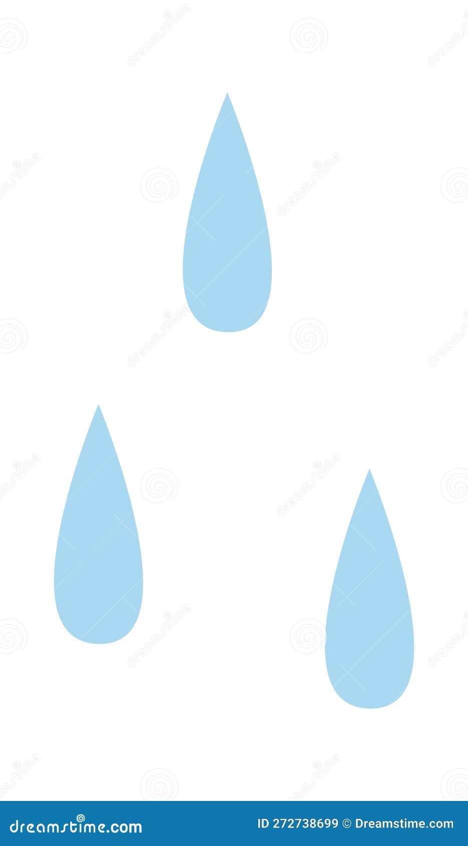 Flat water drops stock vector. Illustration of condensation - 272738699