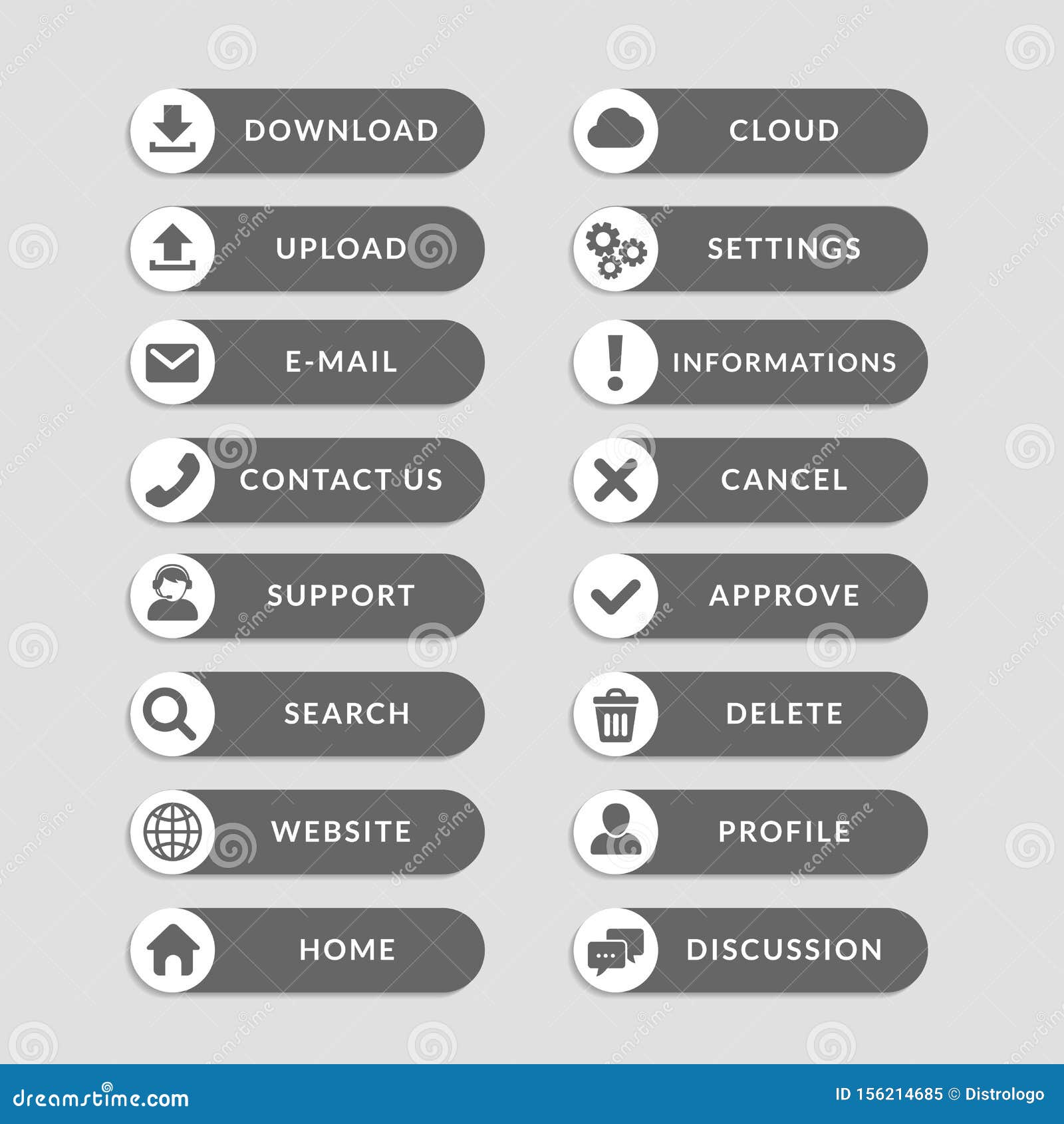 Flat Web Button Design. Simple Design of Ui Web Buttons Stock Vector ... Flat Web Button Design. Simple Design of Ui Web Buttons Stock Vector ...