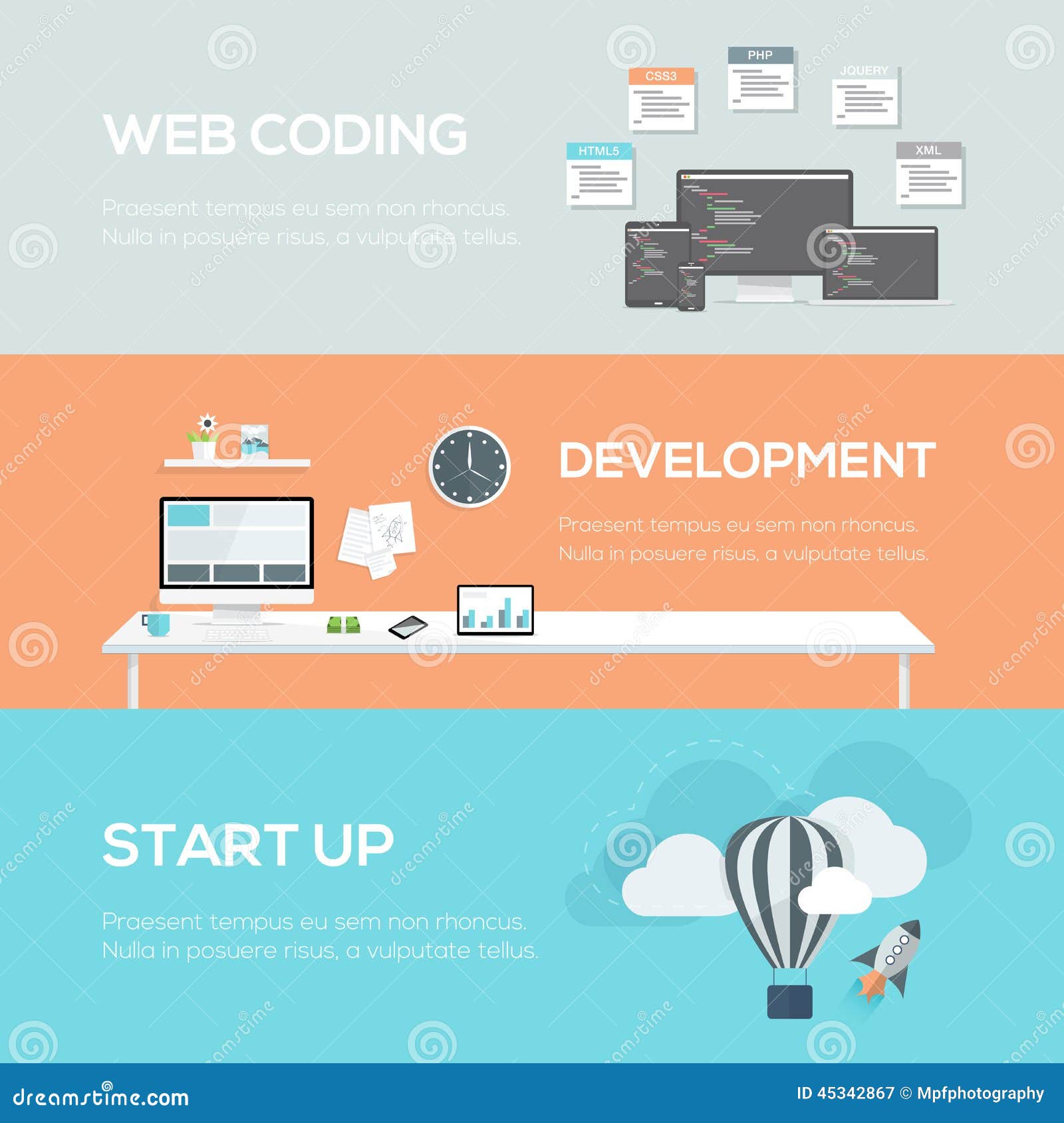 Flat Web Design Concepts. Web Coding, Development and Startup. Stock ... Flat Web Design Concepts. Web Coding, Development and Startup. Stock ...