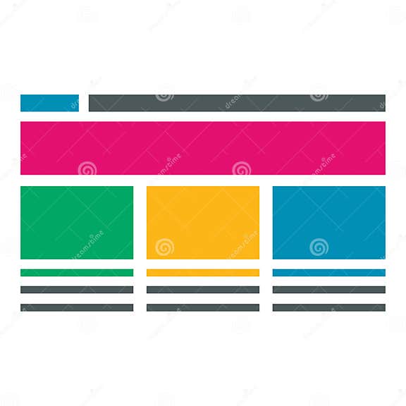 Flat Web Development Concept, , Content, Adaptive Layout, User ...