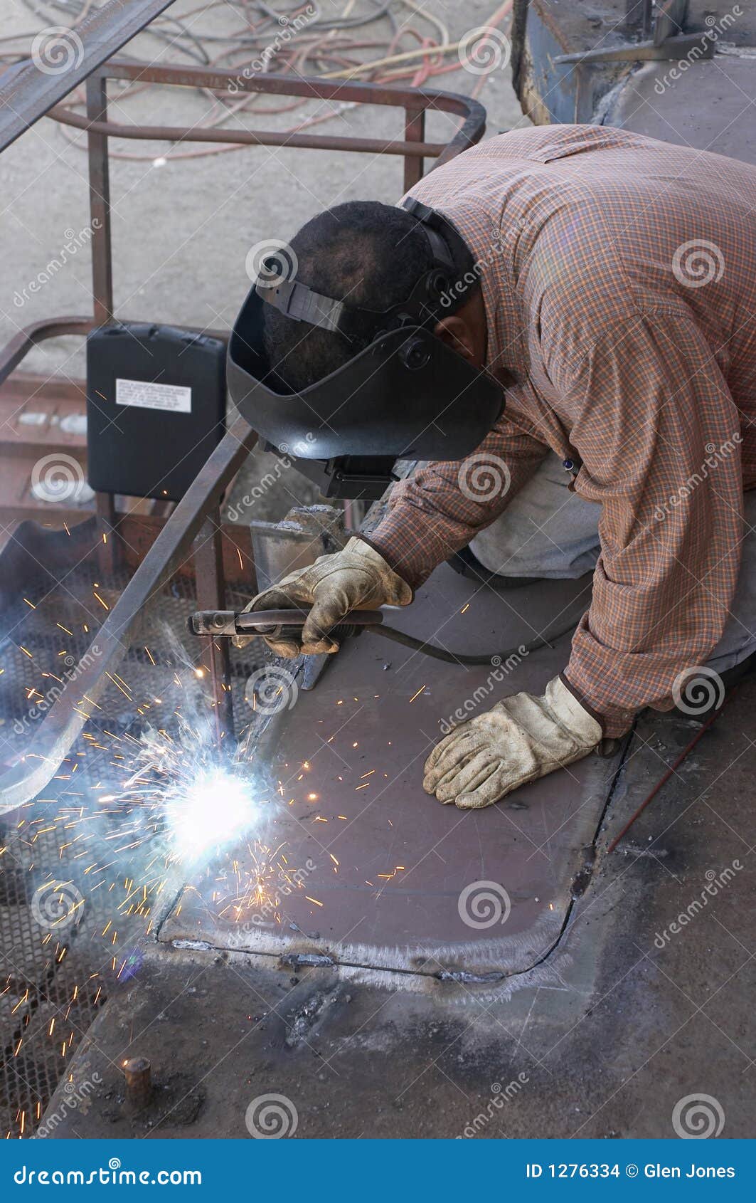 Flat weld stock photo. Image of labor, laboring, smoke - 1276334