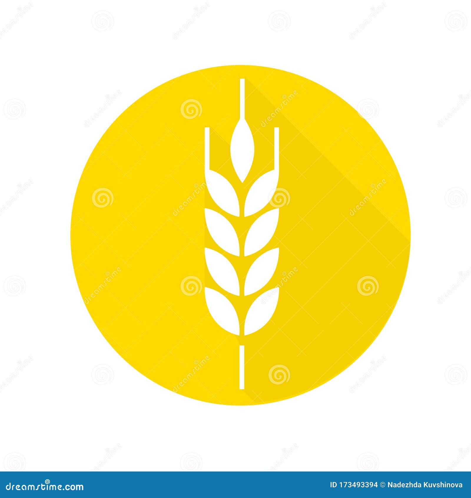 Wheat Sign Vector Illustration Stock Illustration - Illustration of ...