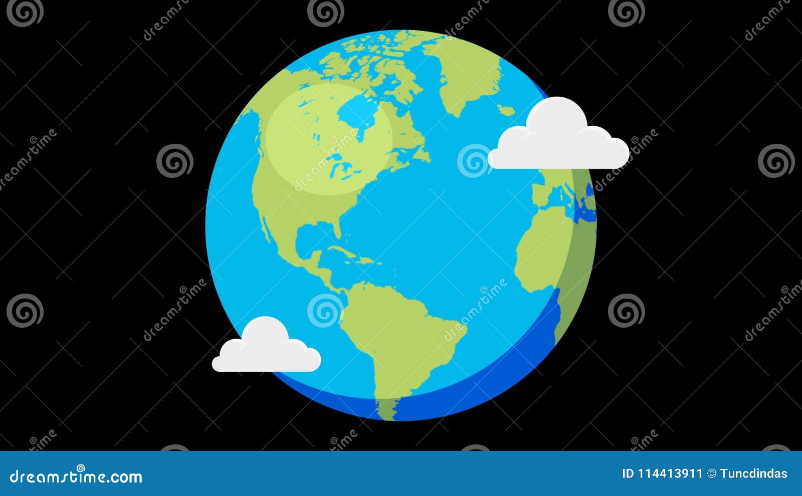 Flat world stock video. Video of travel, tour, animation - 114413911