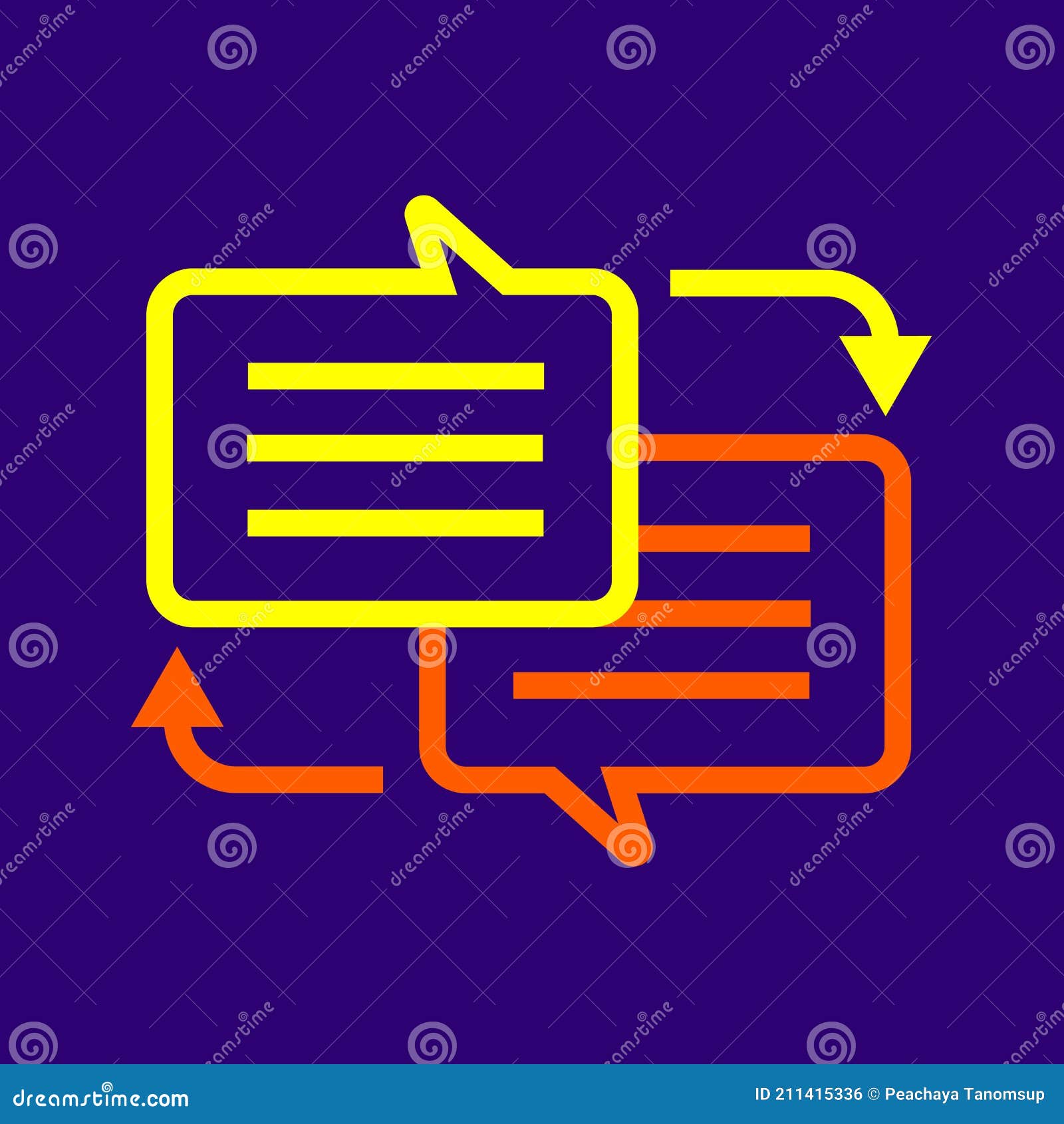 Flat Writing Translate or Interpret Icon for Web Design Stock Vector ...