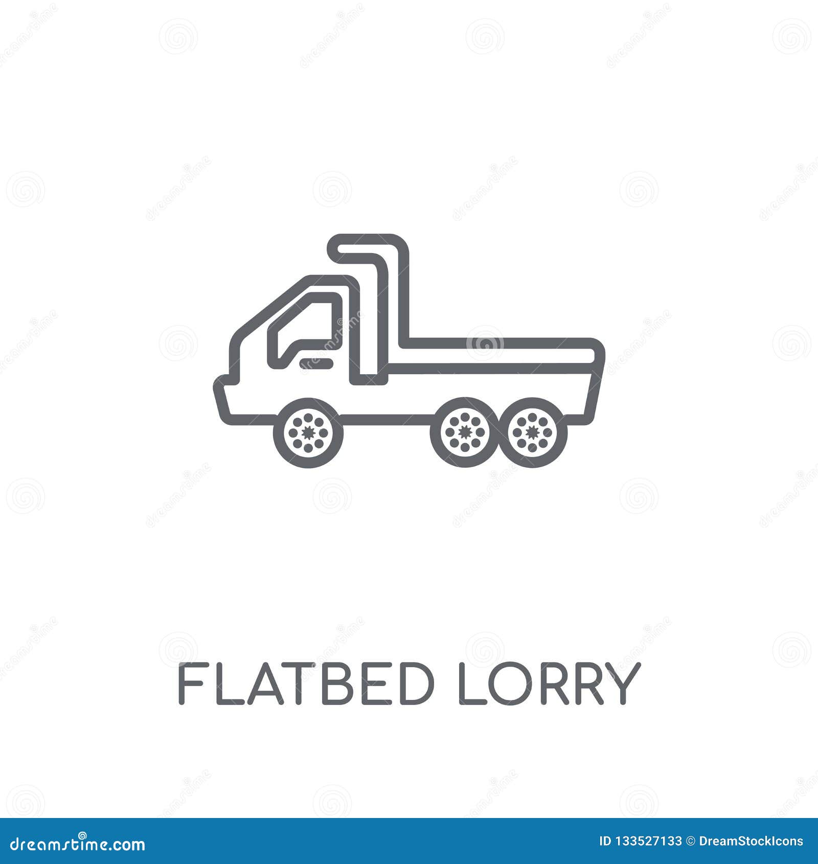 Flatbed Lorry Transparent Icon. Flatbed Lorry Symbol Design From ...