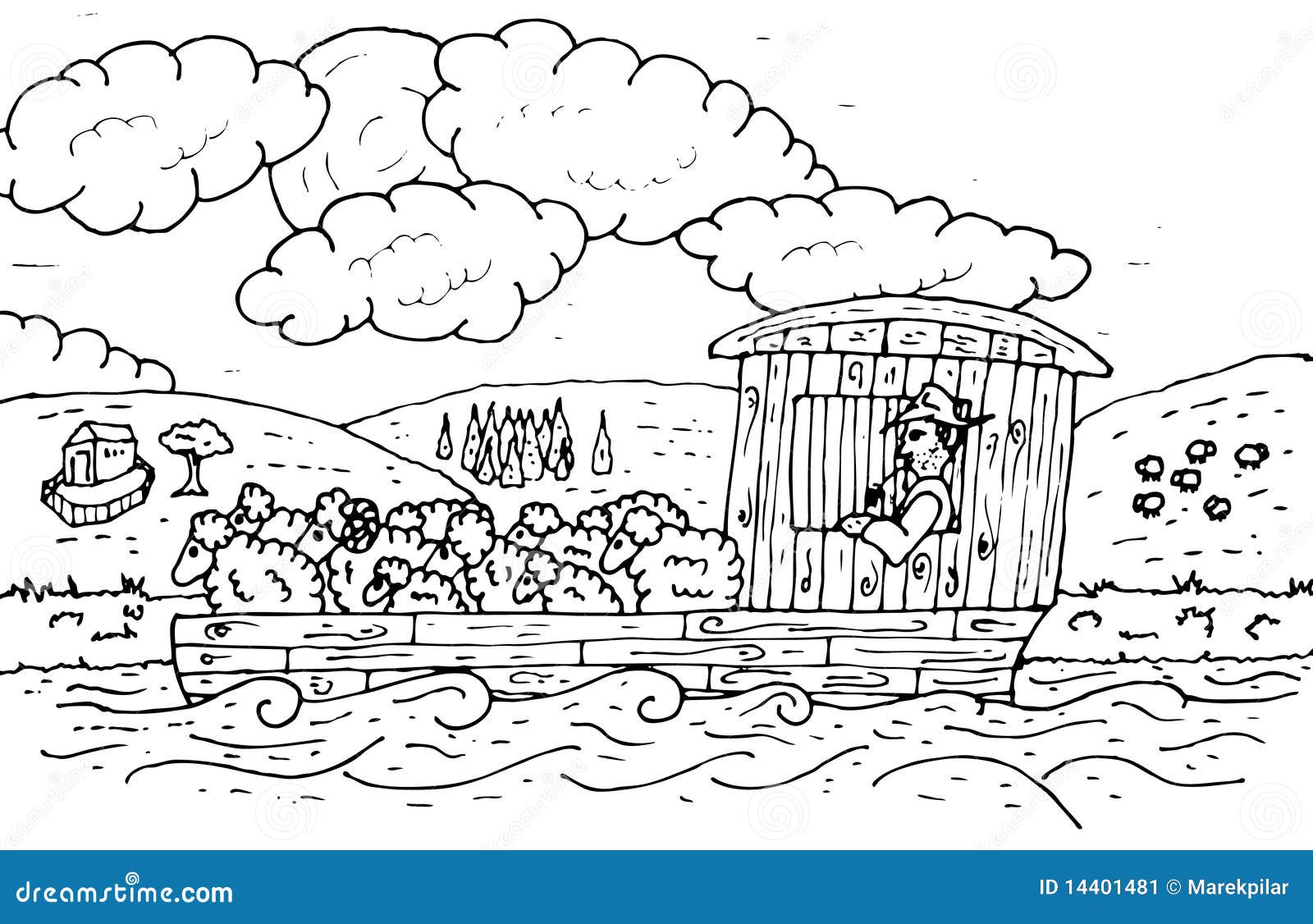 Flatboat Cartoons, Illustrations & Vector Stock Images - 27 Pictures to ...