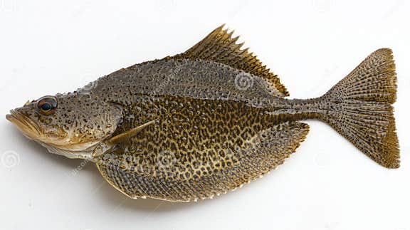 Flatfish from the Pleuronectiformes Order is Presented with Its ...