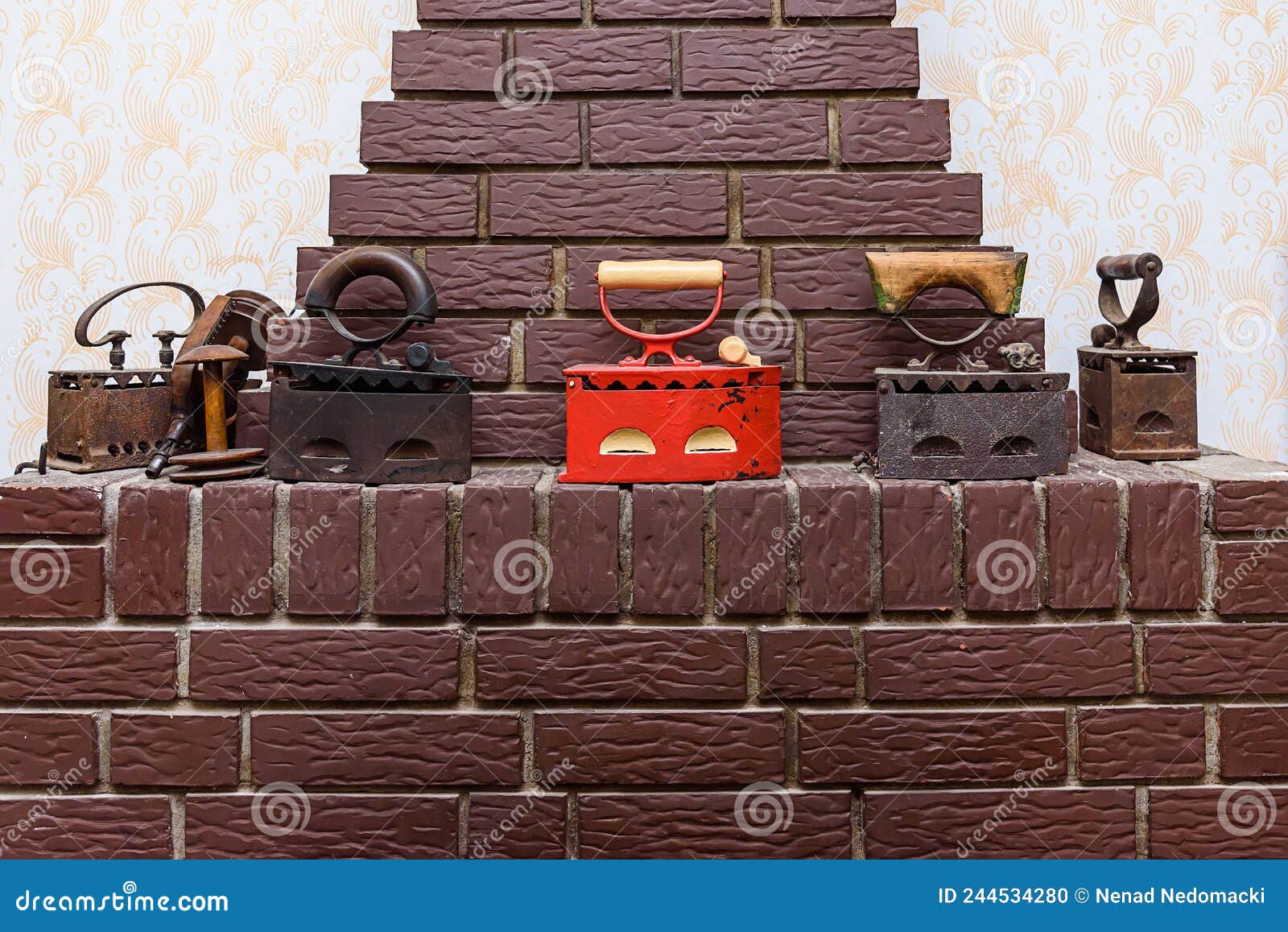 Flatiron Ancient. Old Rusty Iron Stock Photo - Image of history ...