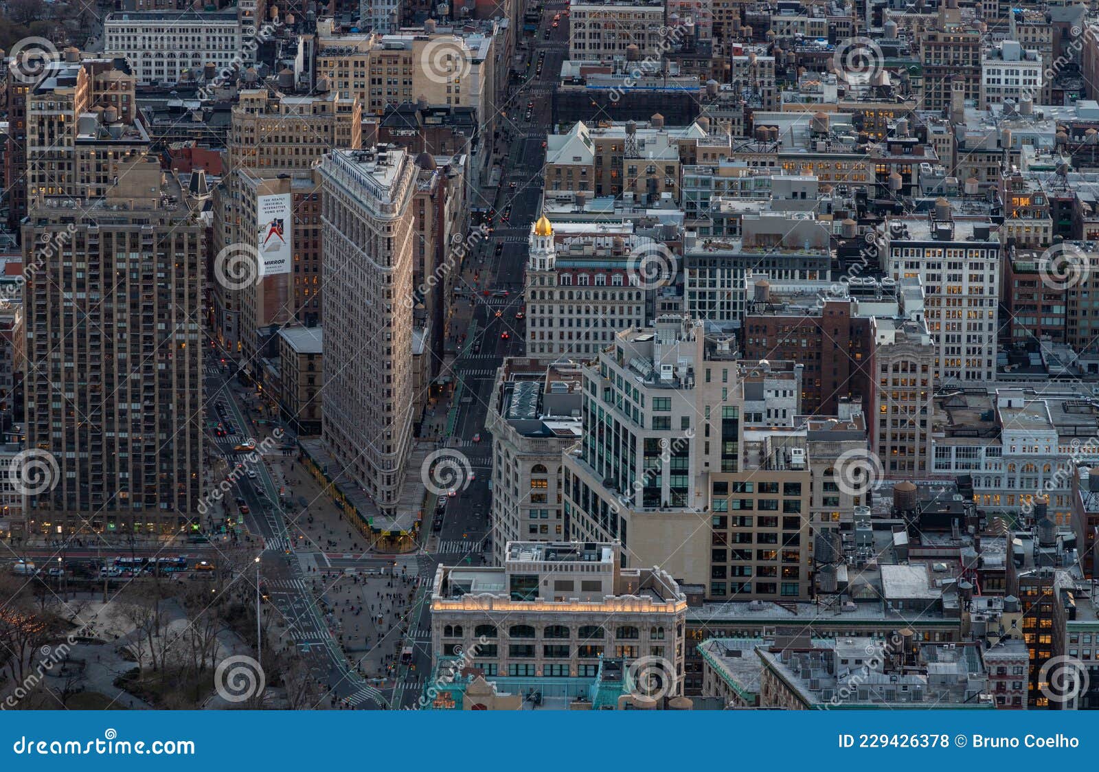 Flatiron Building editorial stock photo. Image of apartments - 229426378