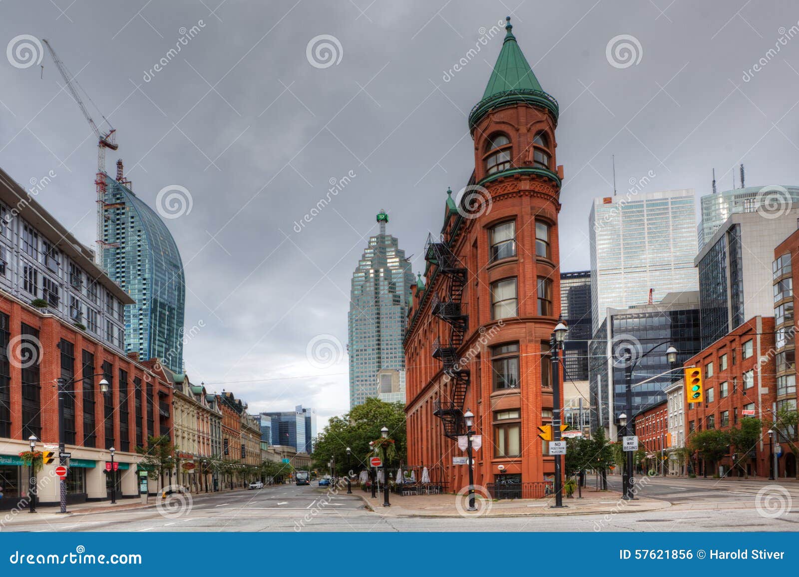 The Flatiron Building in Toronto, Canada Editorial Photo - Image of ...