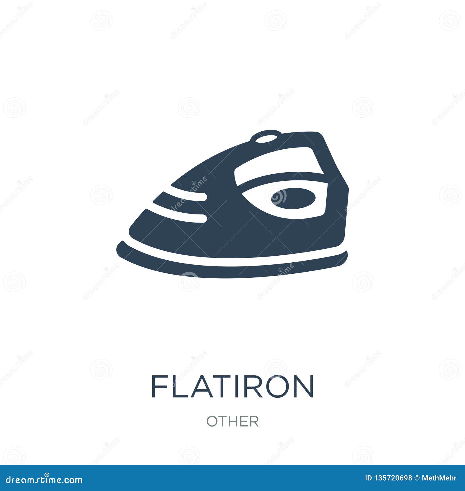 Flatiron Icon Vector Sign And Symbol Isolated On White Background ...