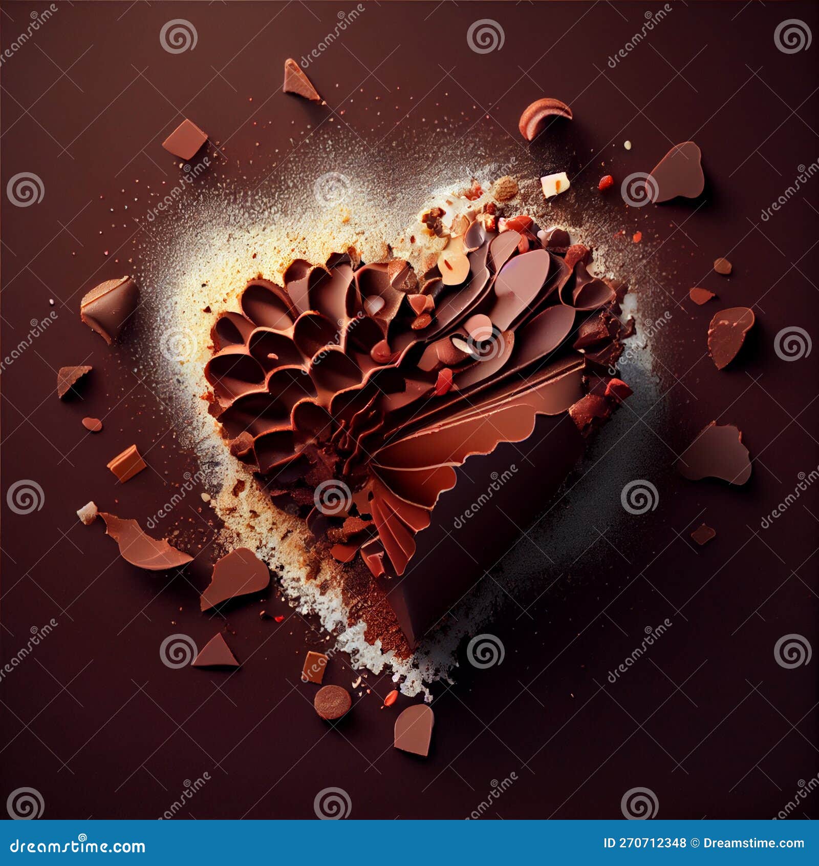 Exploding Chocolate Bar - Stock Concepts | CartoonDealer.com #288792771