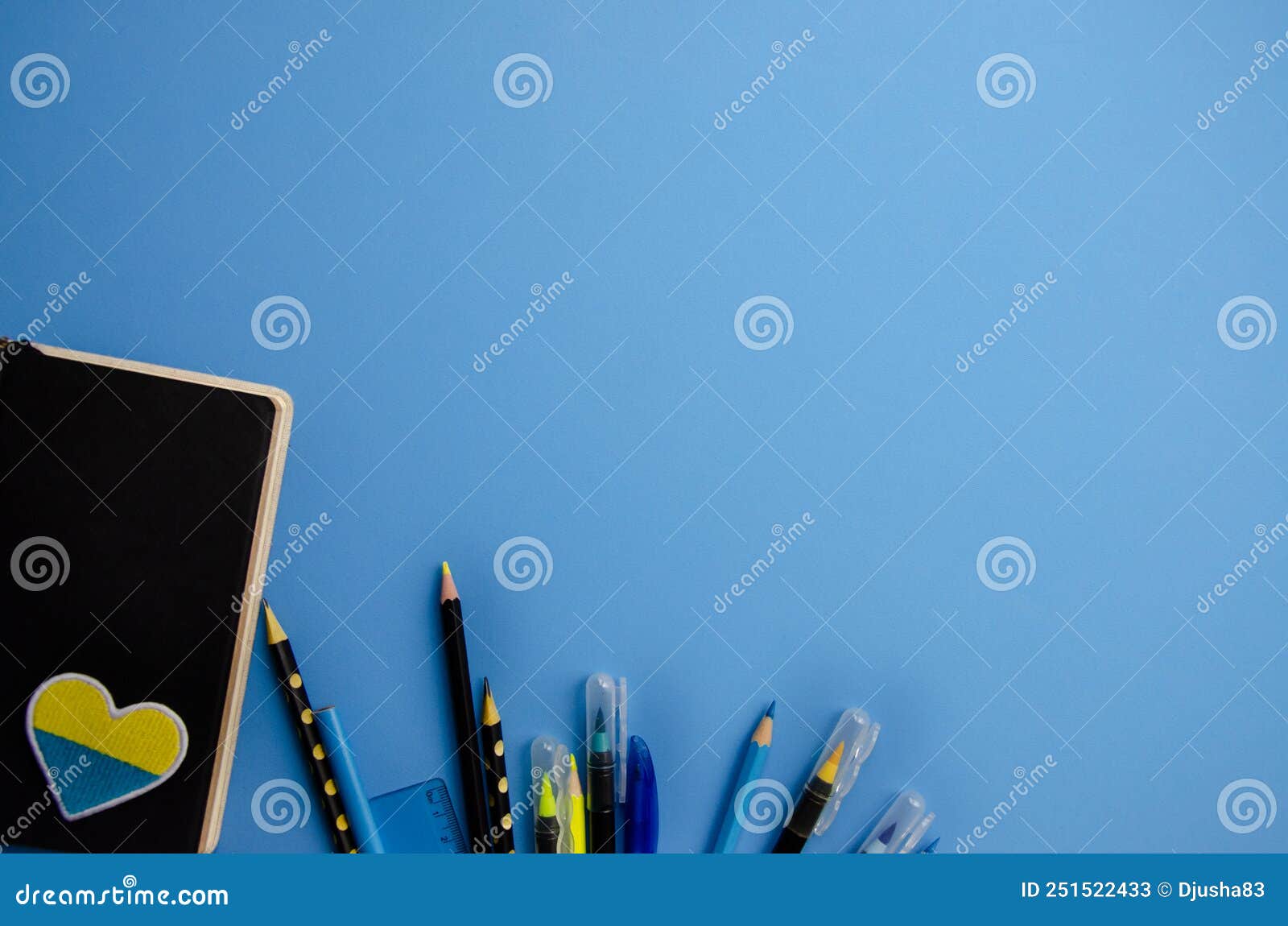 Blue Ruler Royalty-Free Stock Photography | CartoonDealer.com #80710355