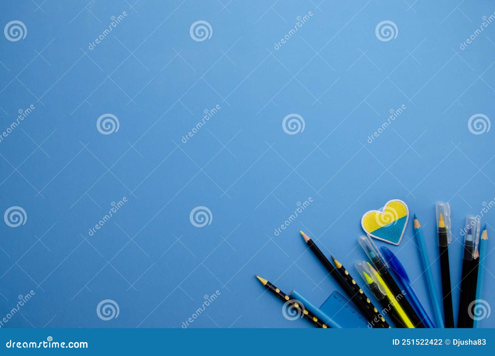Blue Ruler Royalty-Free Stock Photography | CartoonDealer.com #80710355