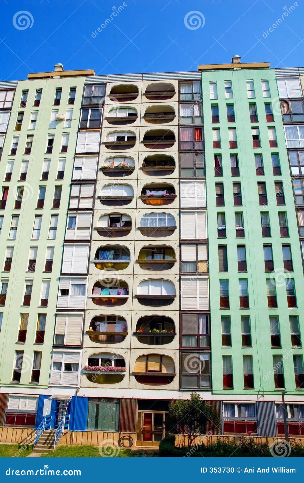 Flats in hungary stock photo. Image of apartment, housing - 353730