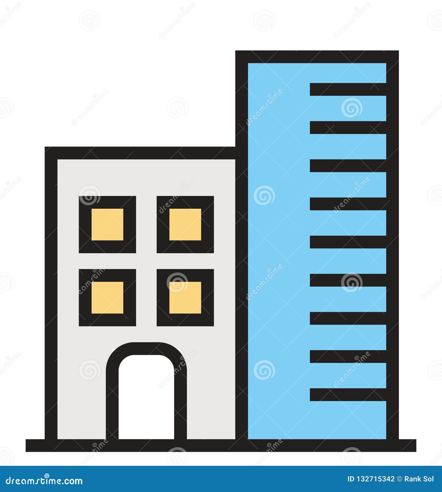 Flats Outline and Filled Isolated Vector Icon that Can Be Easily Edited ... Flats Outline and Filled Isolated Vector Icon that Can Be Easily Edited ...