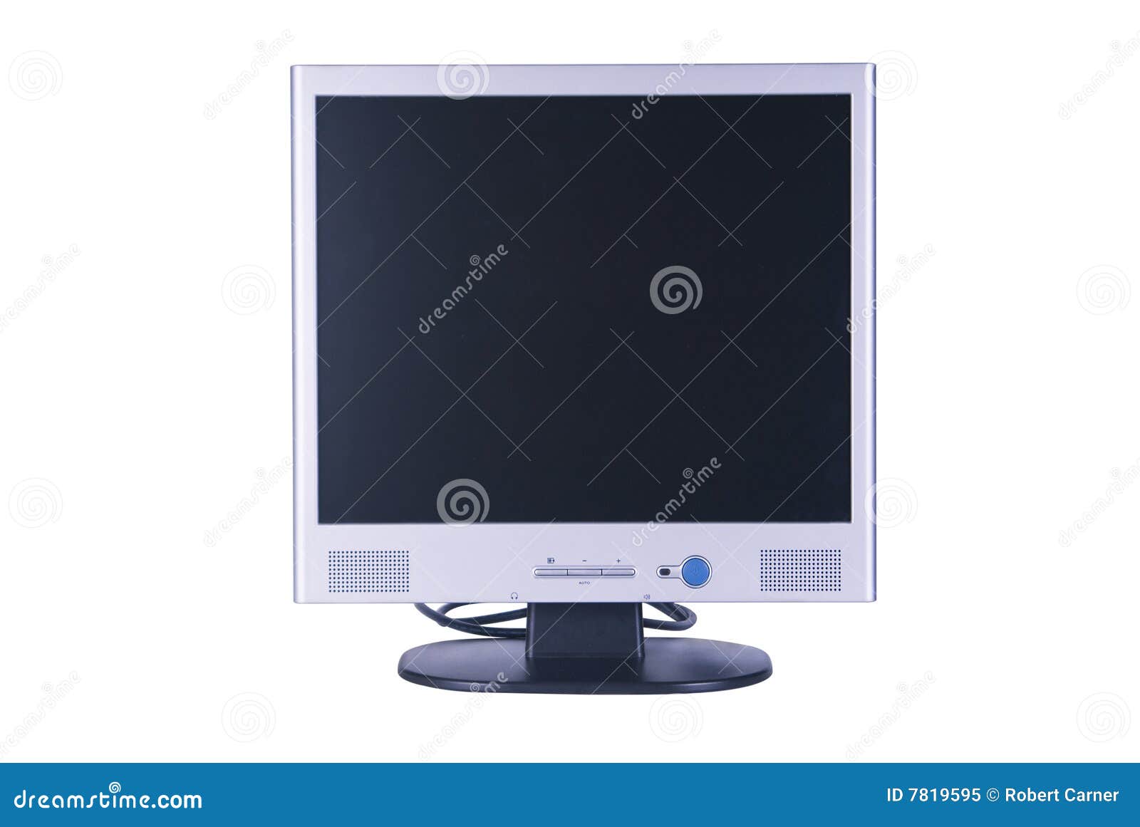 Flatscreen Computer Monitor Stock Image - Image of difinition, crystal ...
