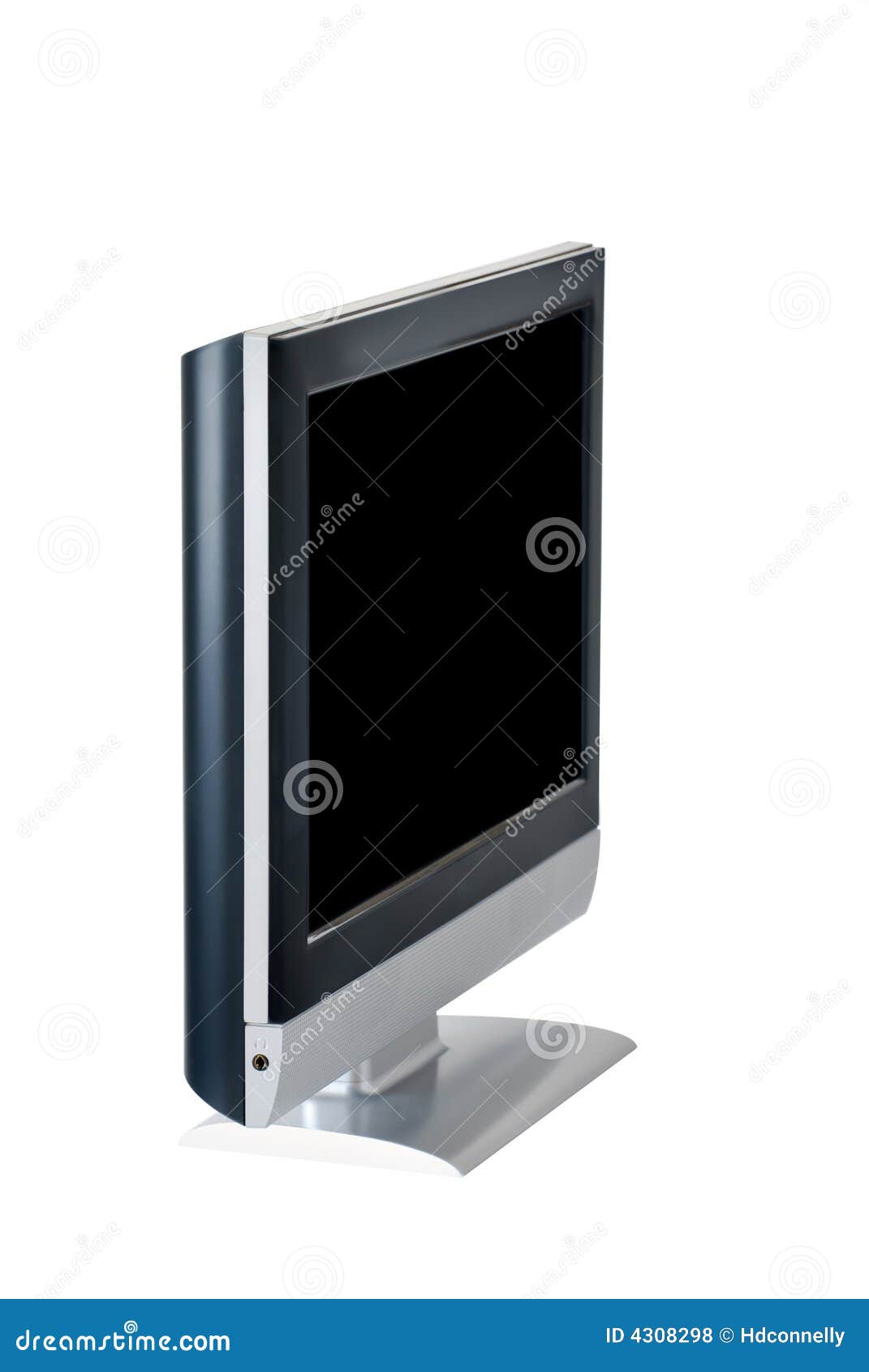Flatscreen monitor stock photo. Image of television, tech - 4308298