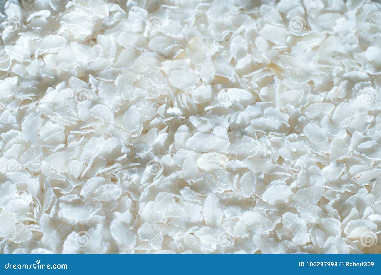 Flattened rice flakes. stock photo. Image of vegan, organic - 106297998