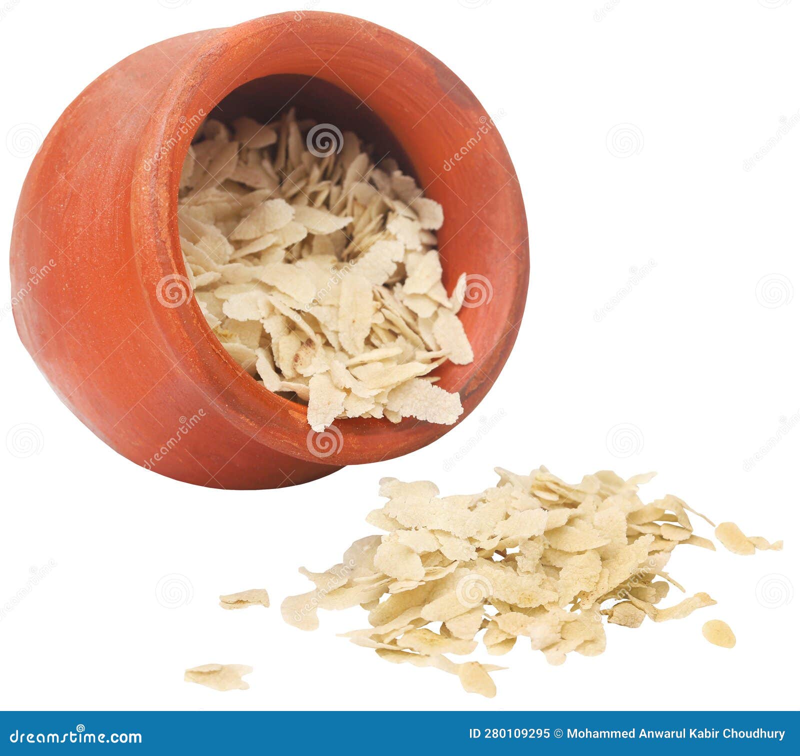Flattened rice stock image. Image of asia, thin, bangladesh - 280109295