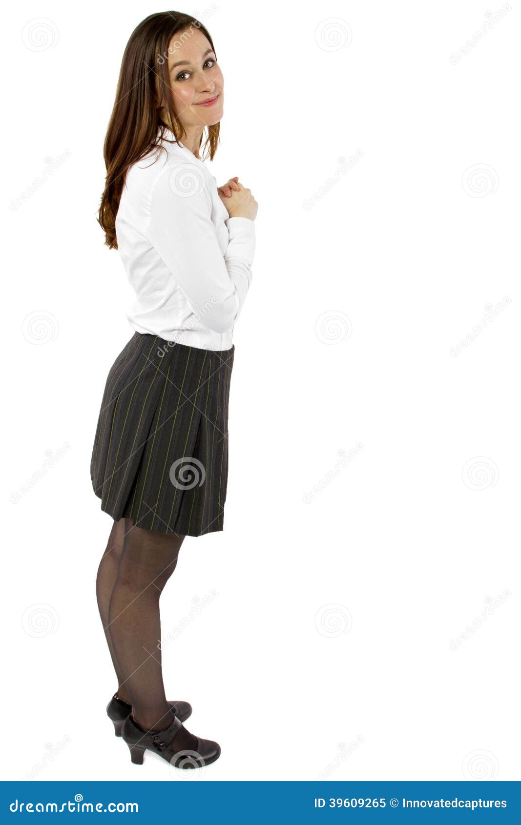 Flattered stock image. Image of blush, beautiful, female - 39609265