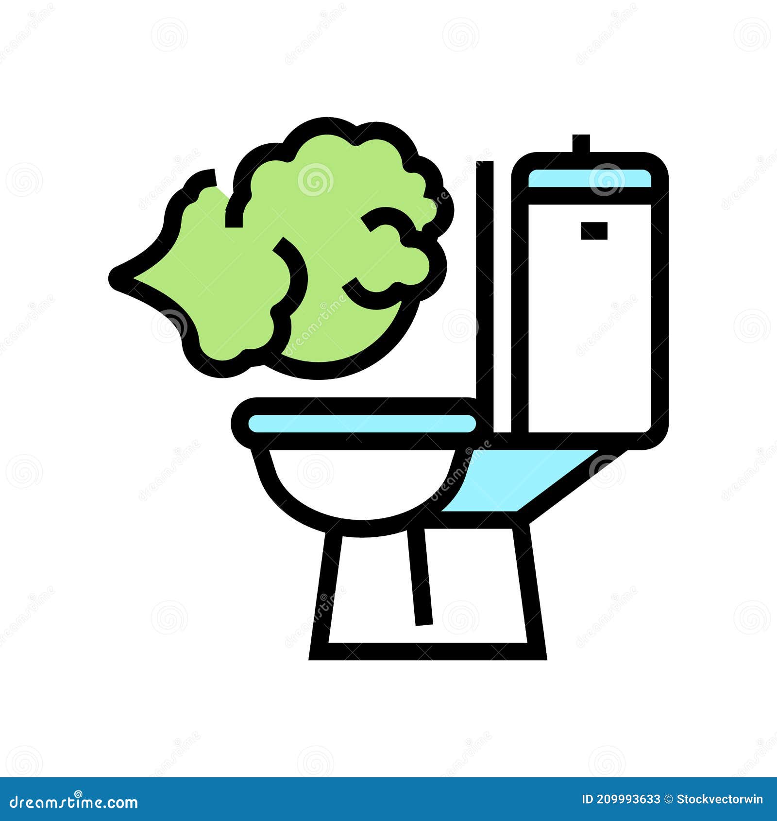 Flatulence. Vector Icon | CartoonDealer.com #100094738